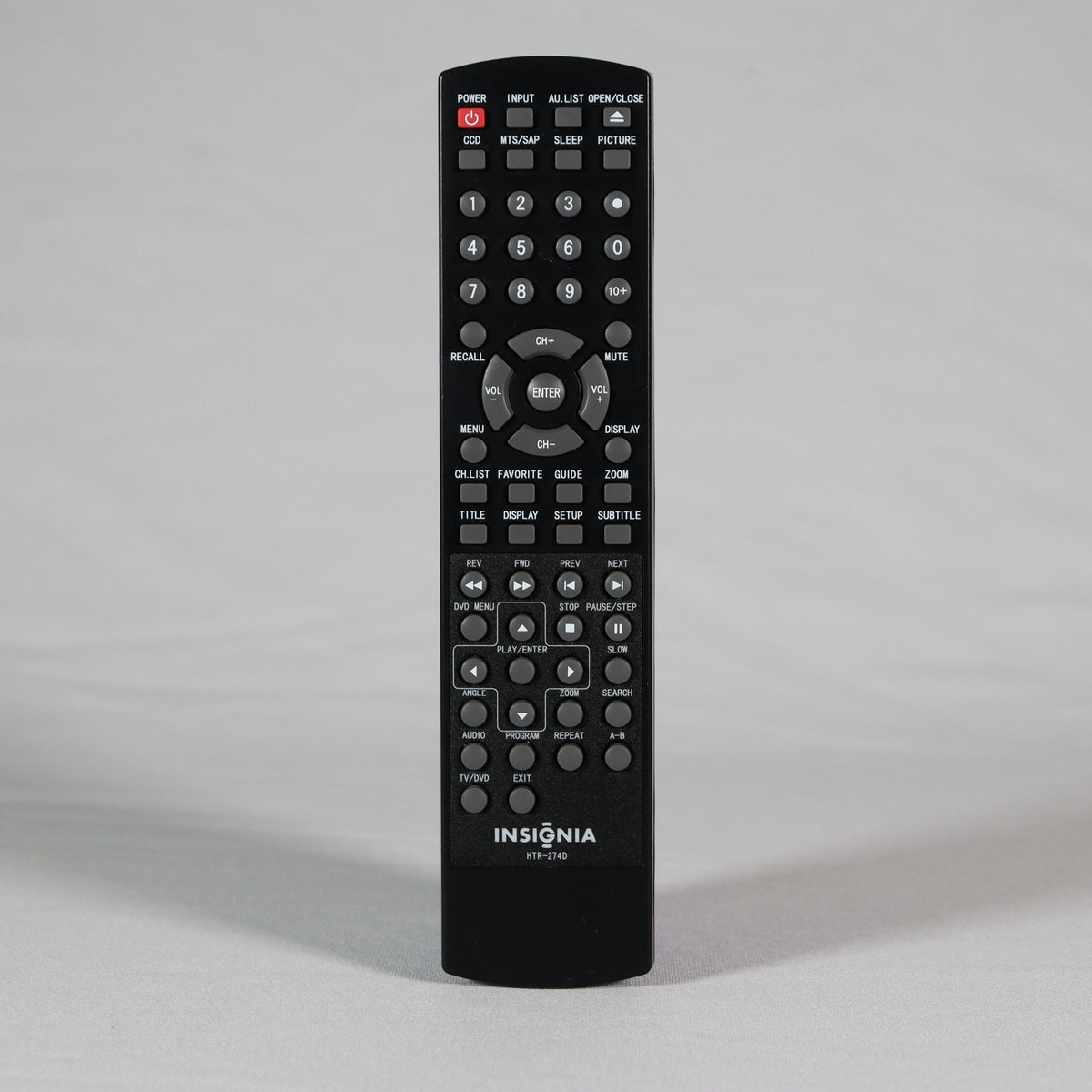 Insignia HTR-274D Remote Control for LCD TV DVD Combo NS-LTDVD19 and M ...