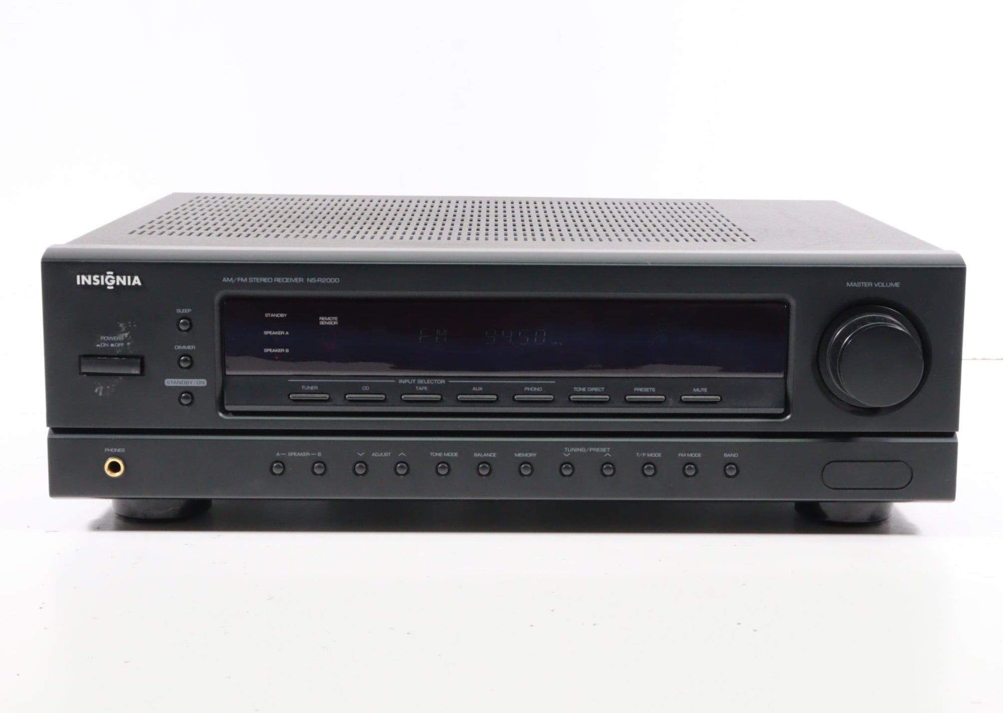 Insignia NS-R2000 AM FM Stereo Receiver — SpenCertified