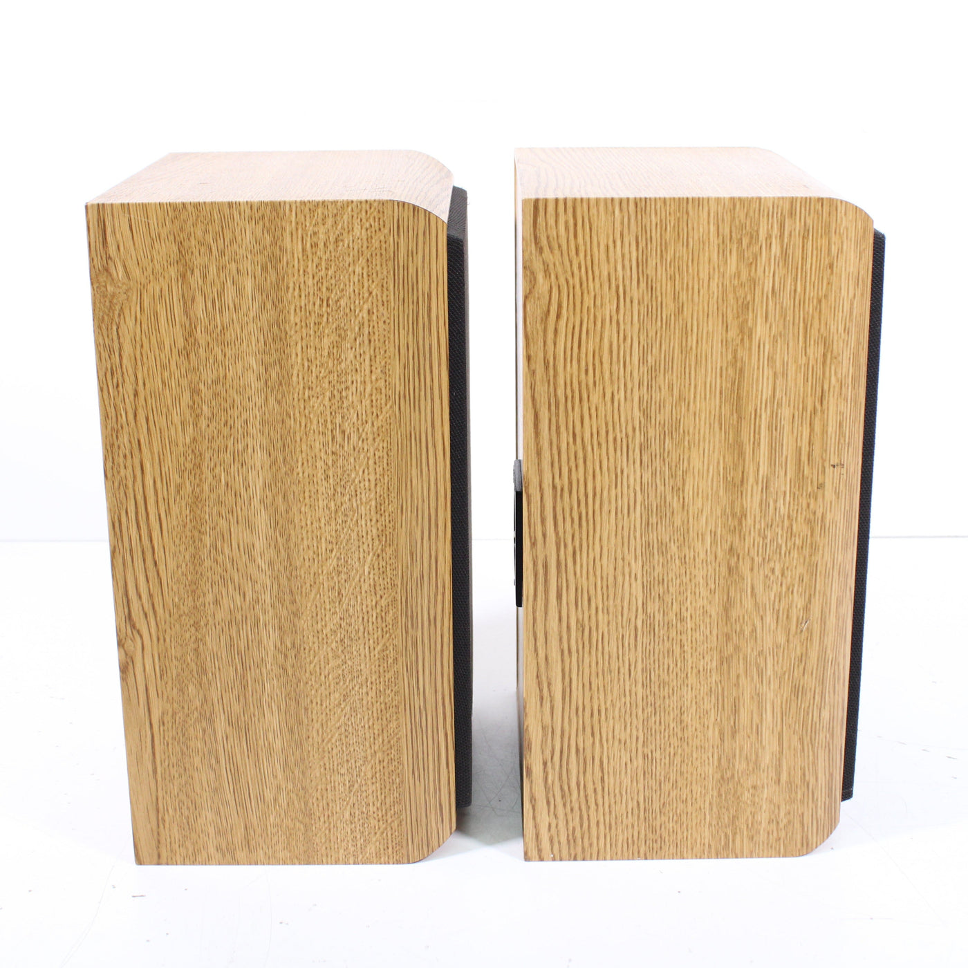 JBL 2500 Bookshelf Speaker Pair Light Brown Wood Cabinet — SpenCertified