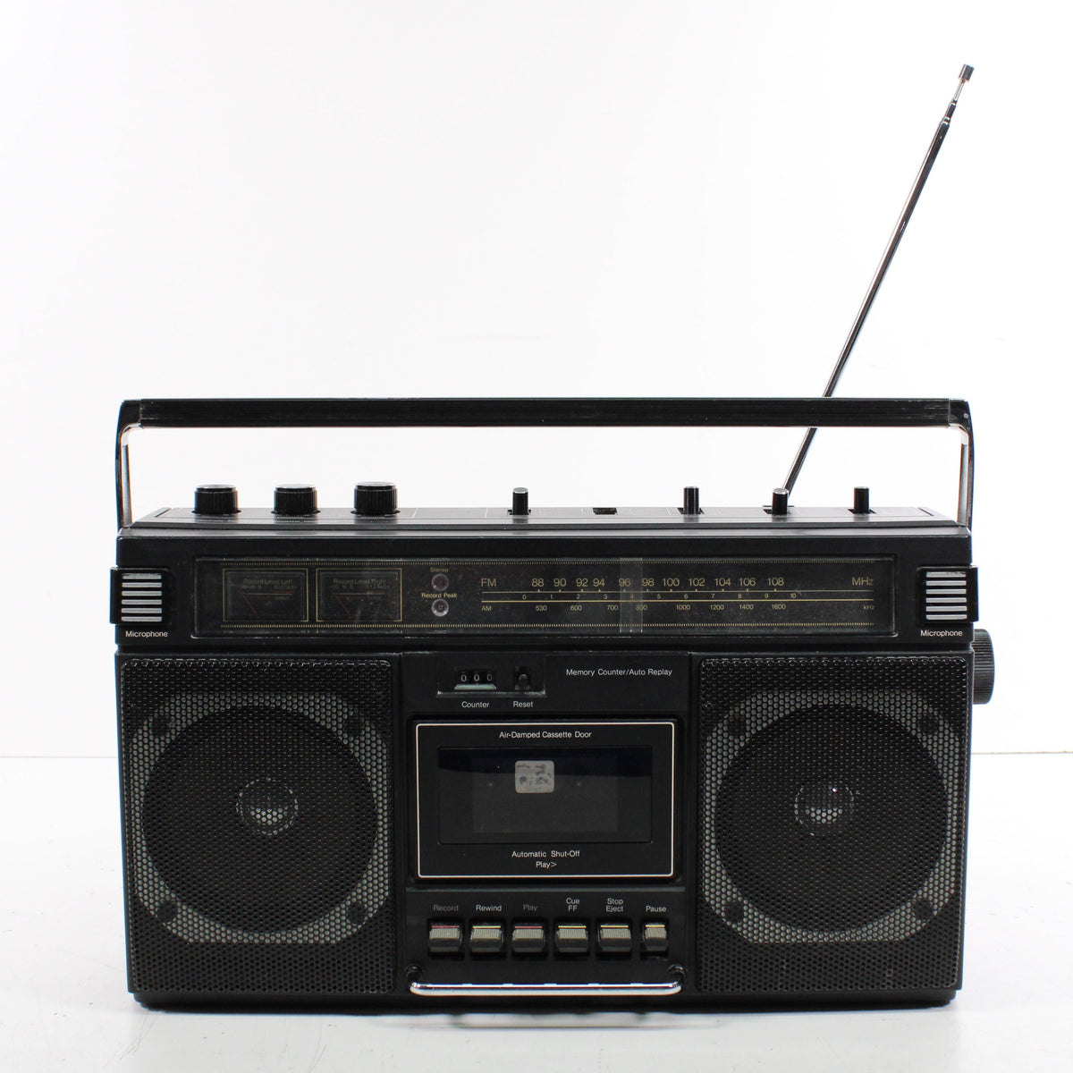 JCPenney 681-3882 Portable Boombox AM FM Radio Cassette Player ...