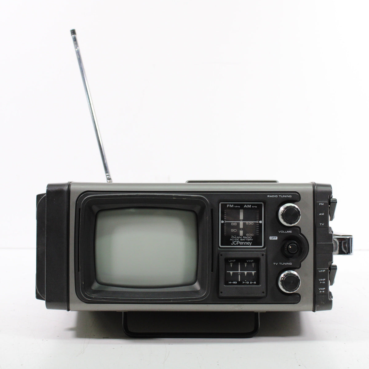 JCPenney 685-1007 Portable 5" Solid State Television AM/FM Radio (1978 ...