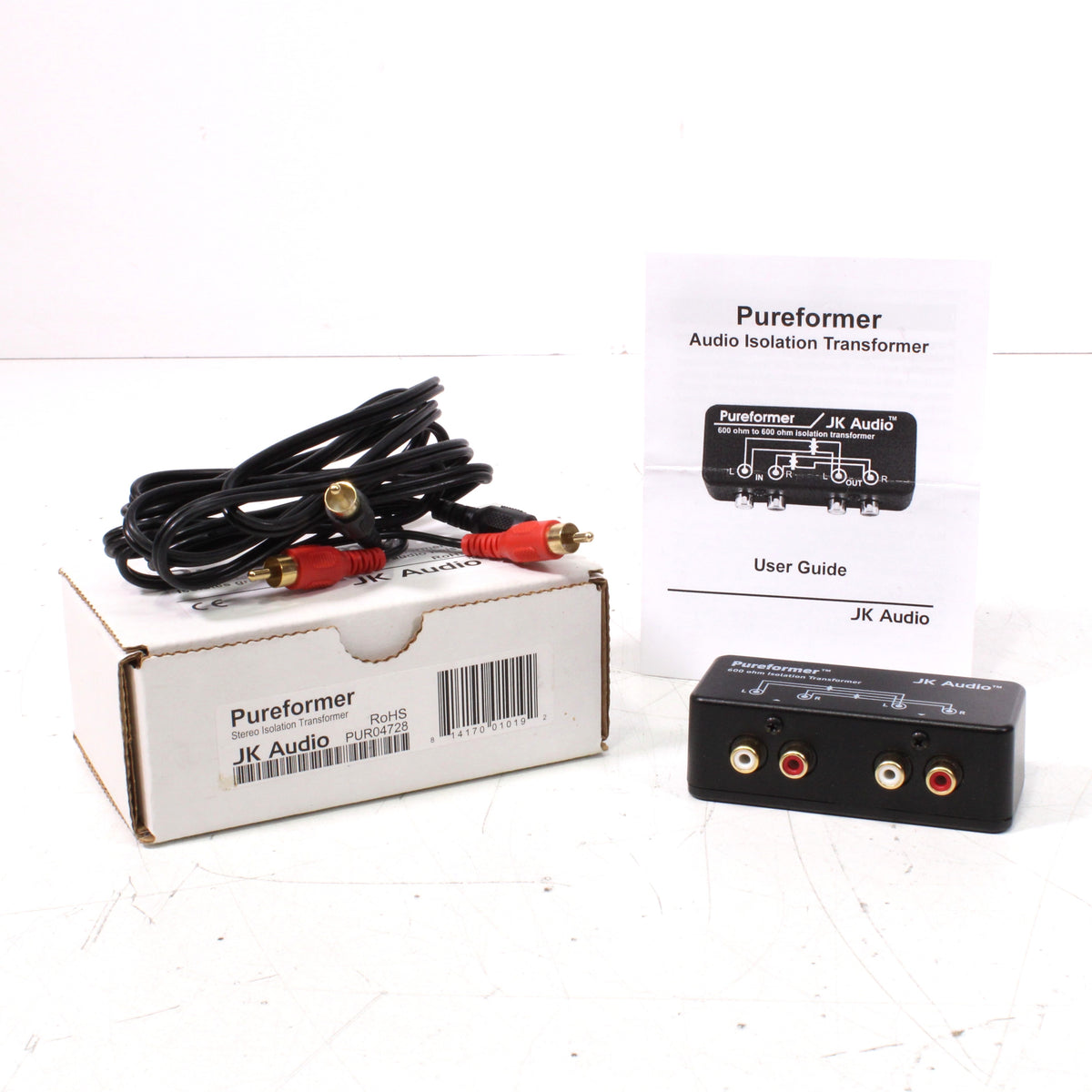 JK Audio Pureformer 600 Ohm Stereo Isolation Transformer — SpenCertified