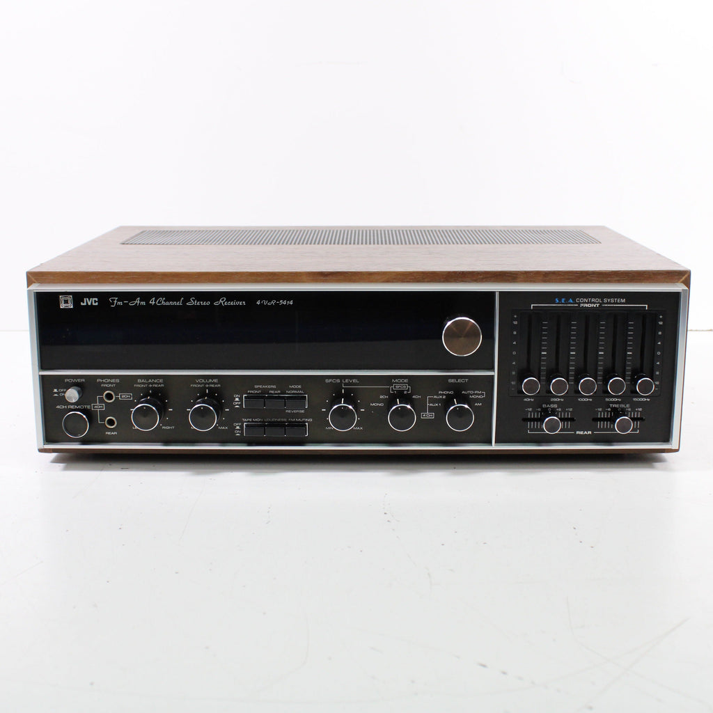 JVC 4VR-5414 Vintage FM AM 4-Channel Stereo Receiver with S.E.A. Contr