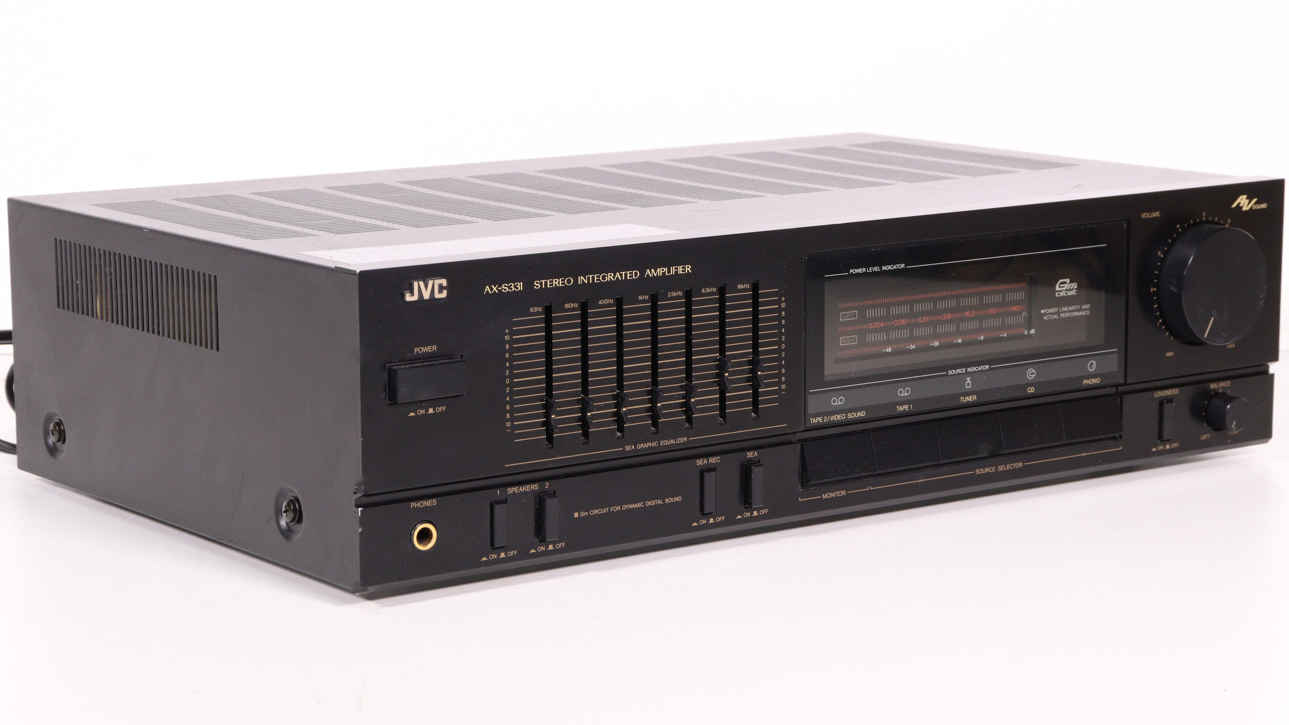 JVC AX-S331 Stereo Integrated Amplifier (NO REMOTE) — SpenCertified