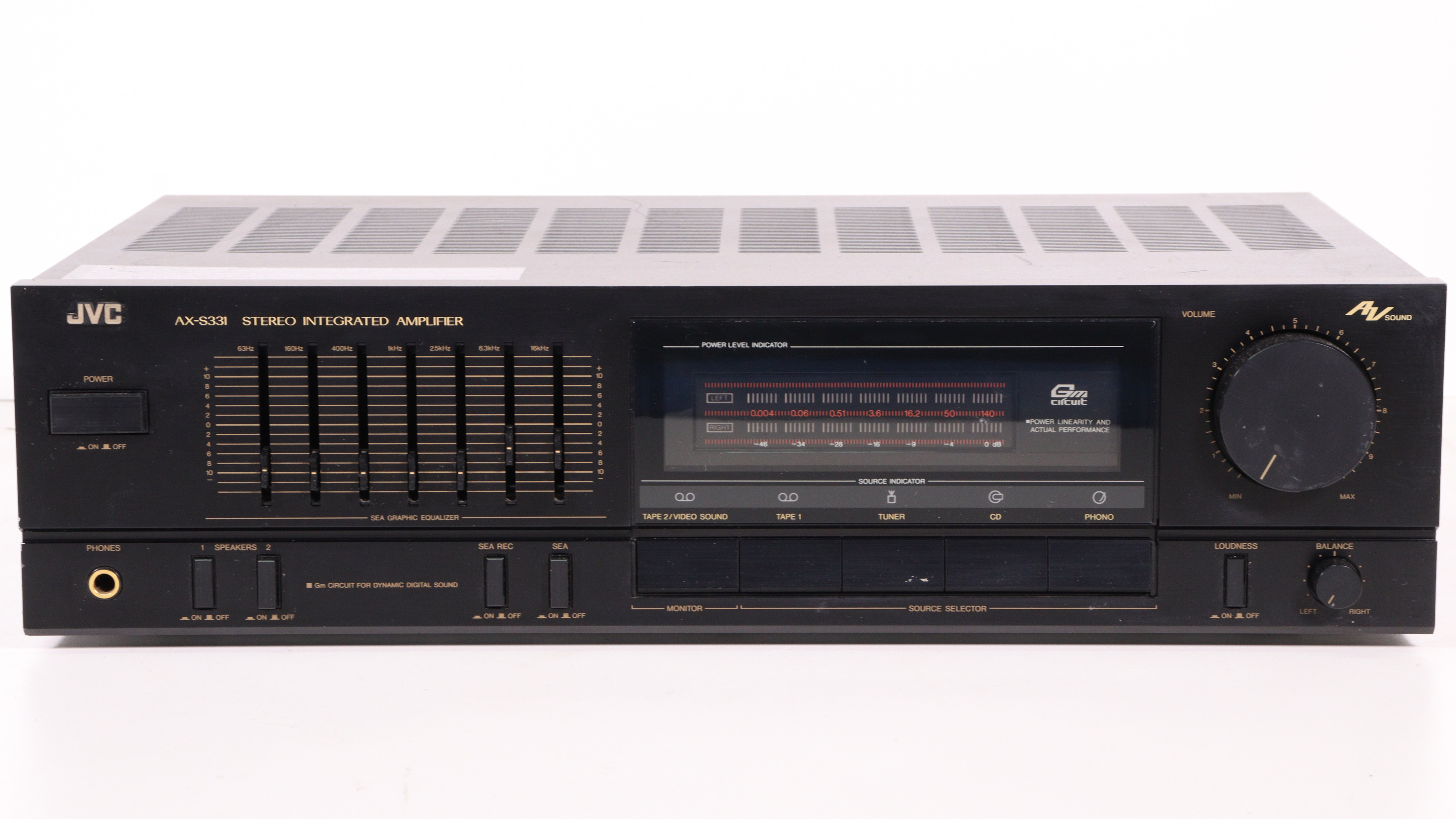 JVC AX-S331 Stereo Integrated Amplifier (NO REMOTE) — SpenCertified