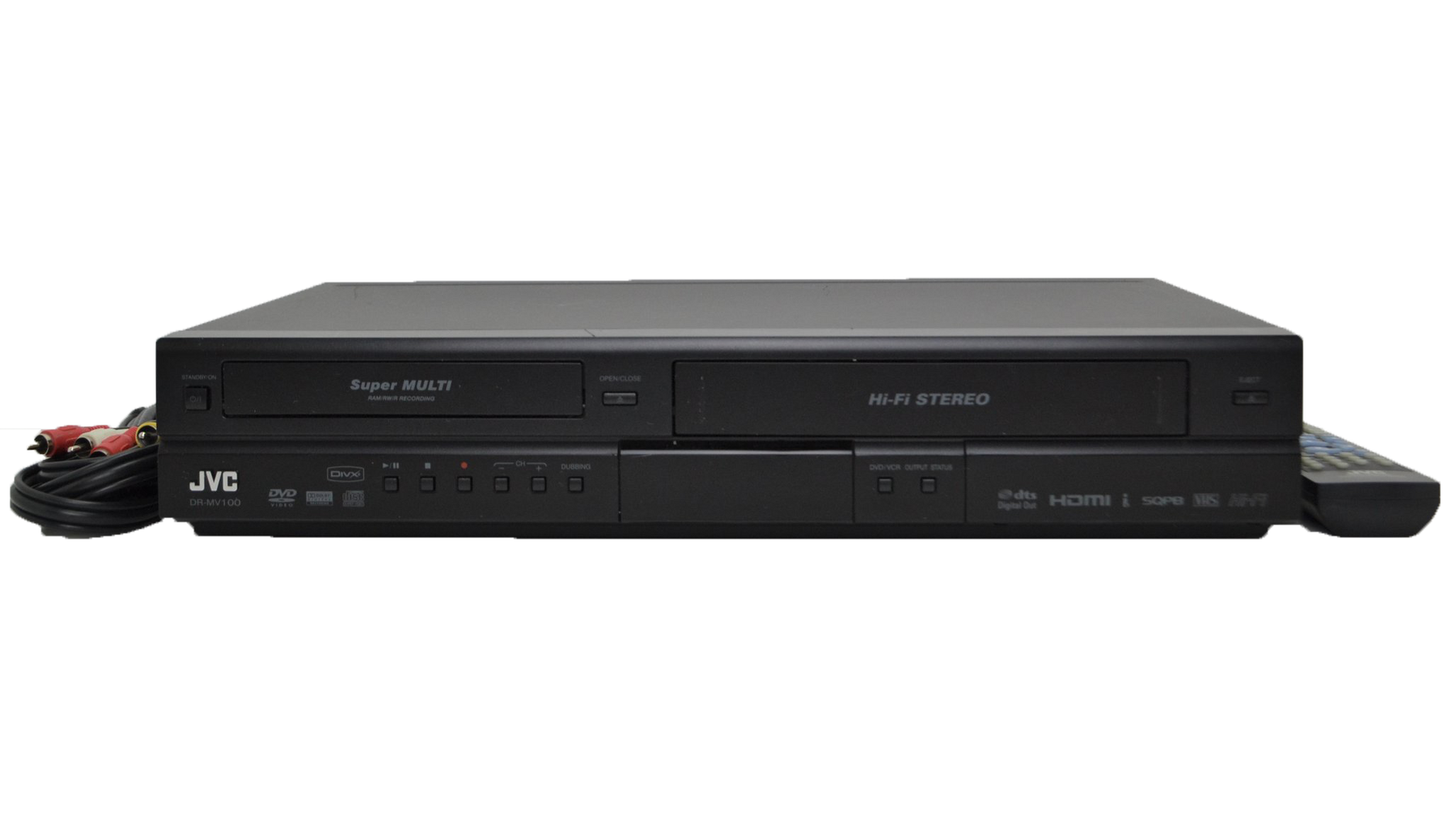 JVC DR-MV150 VHS to DVD Combo Recorder 2 Way Dubbing with 1080p Upconv ...