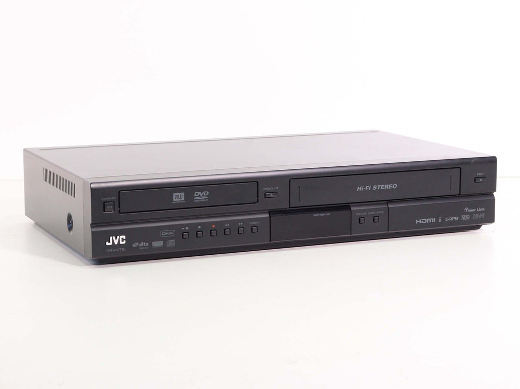 JVC DR-MV78U DVD to VHS Combo Recorder 2 Way Dubbing HDMI (With Remote