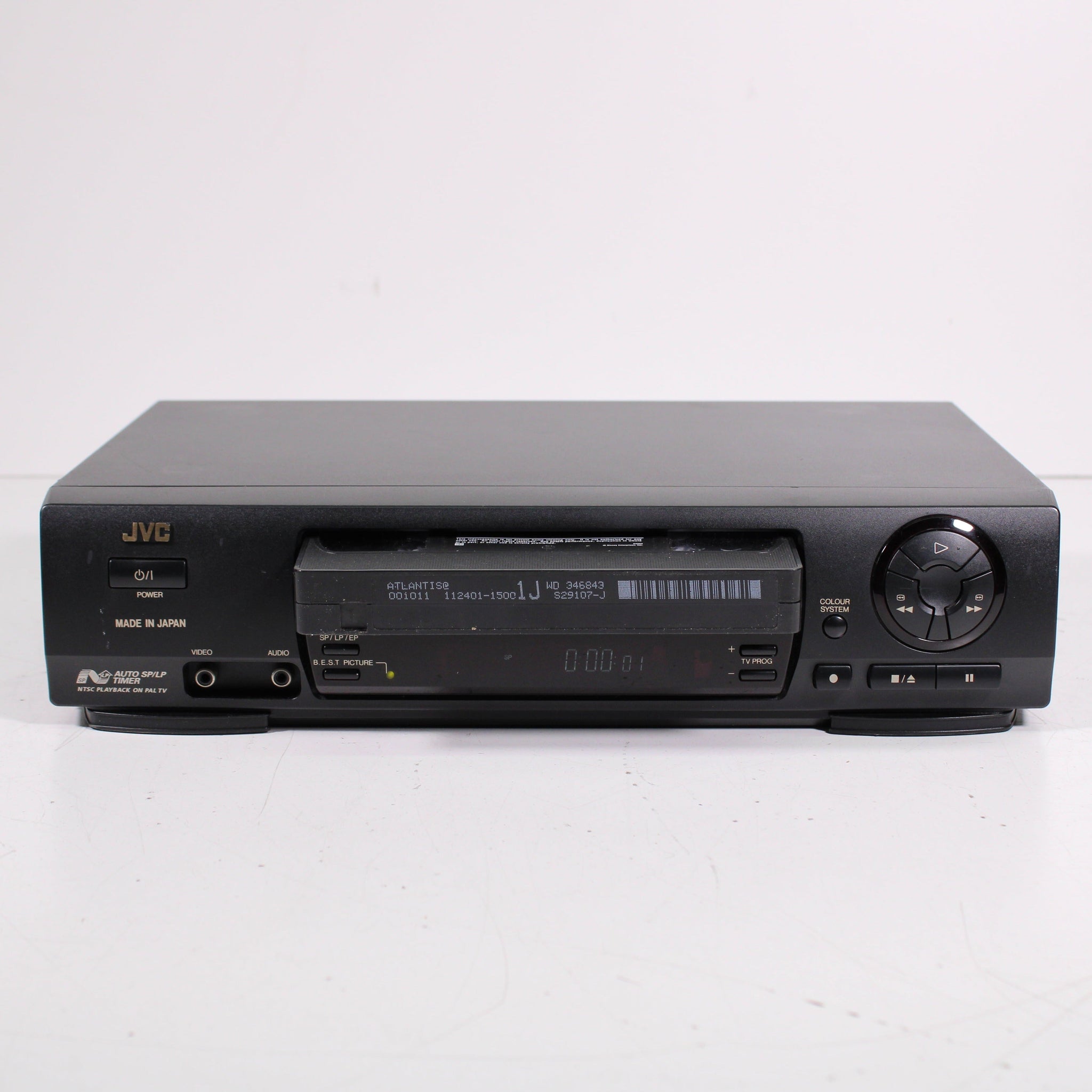 JVC HR-J351EM Multi-System VCR Video Cassette Recorder with NTSC Playb