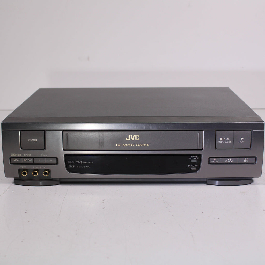 JVC HR-J610U 4-Head Hi-Fi VCR VHS Player and Recorder Hi-Spec Drive