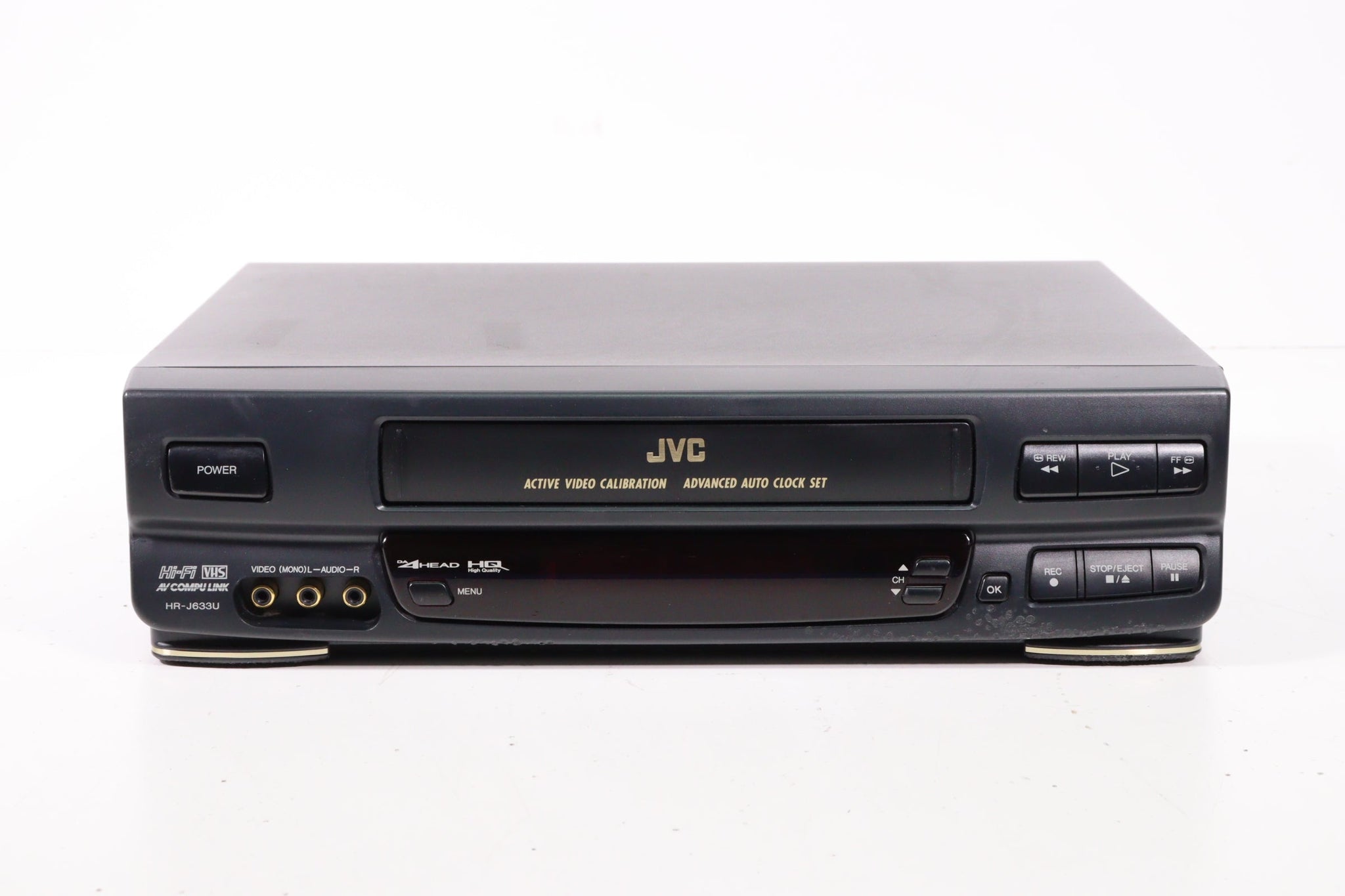JVC HR-J633U 4-Head Hi-Fi VCR VHS Player