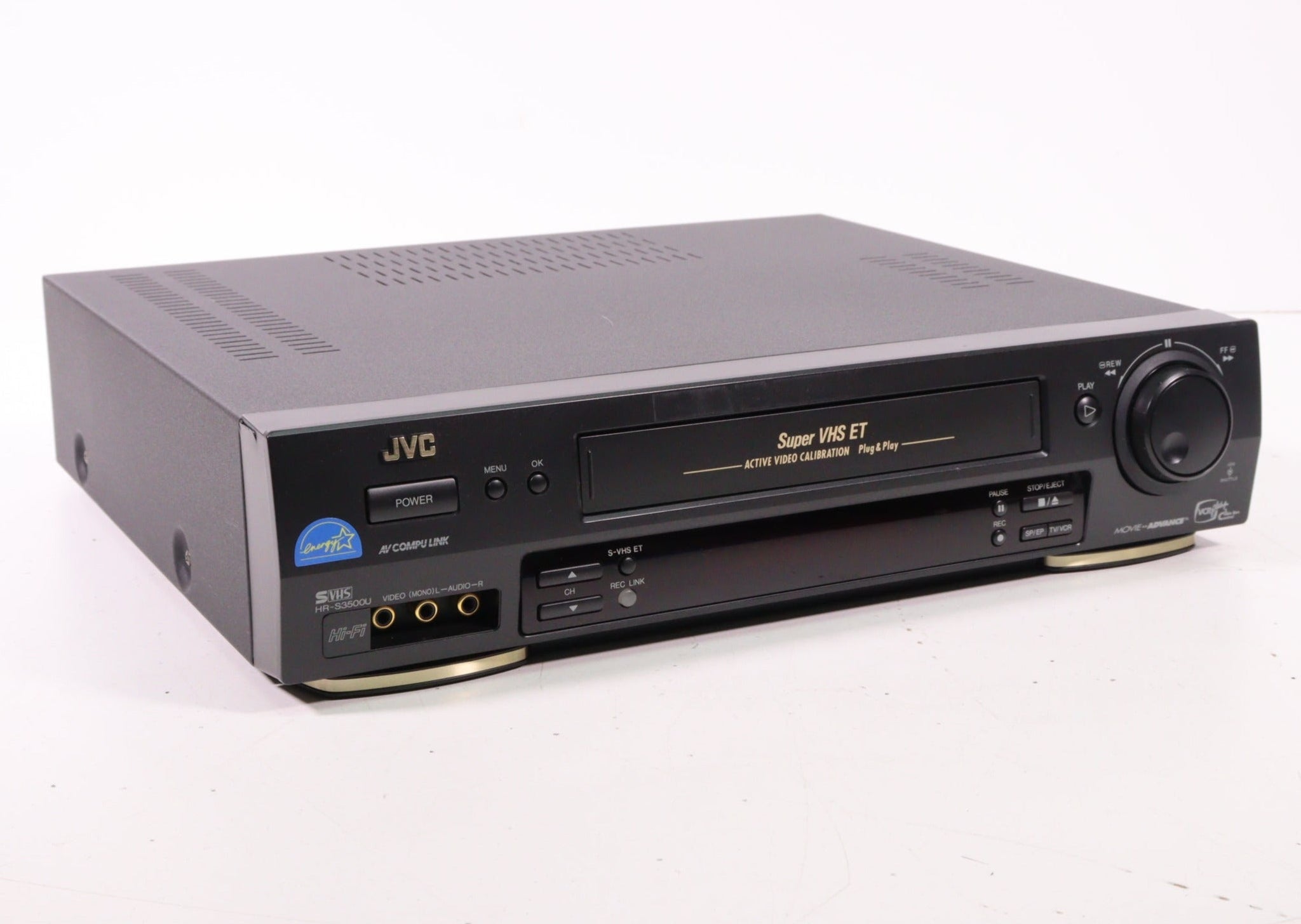 JVC HR-S3500U SVHS Super VHS ET VCR Player Recorder — SpenCertified