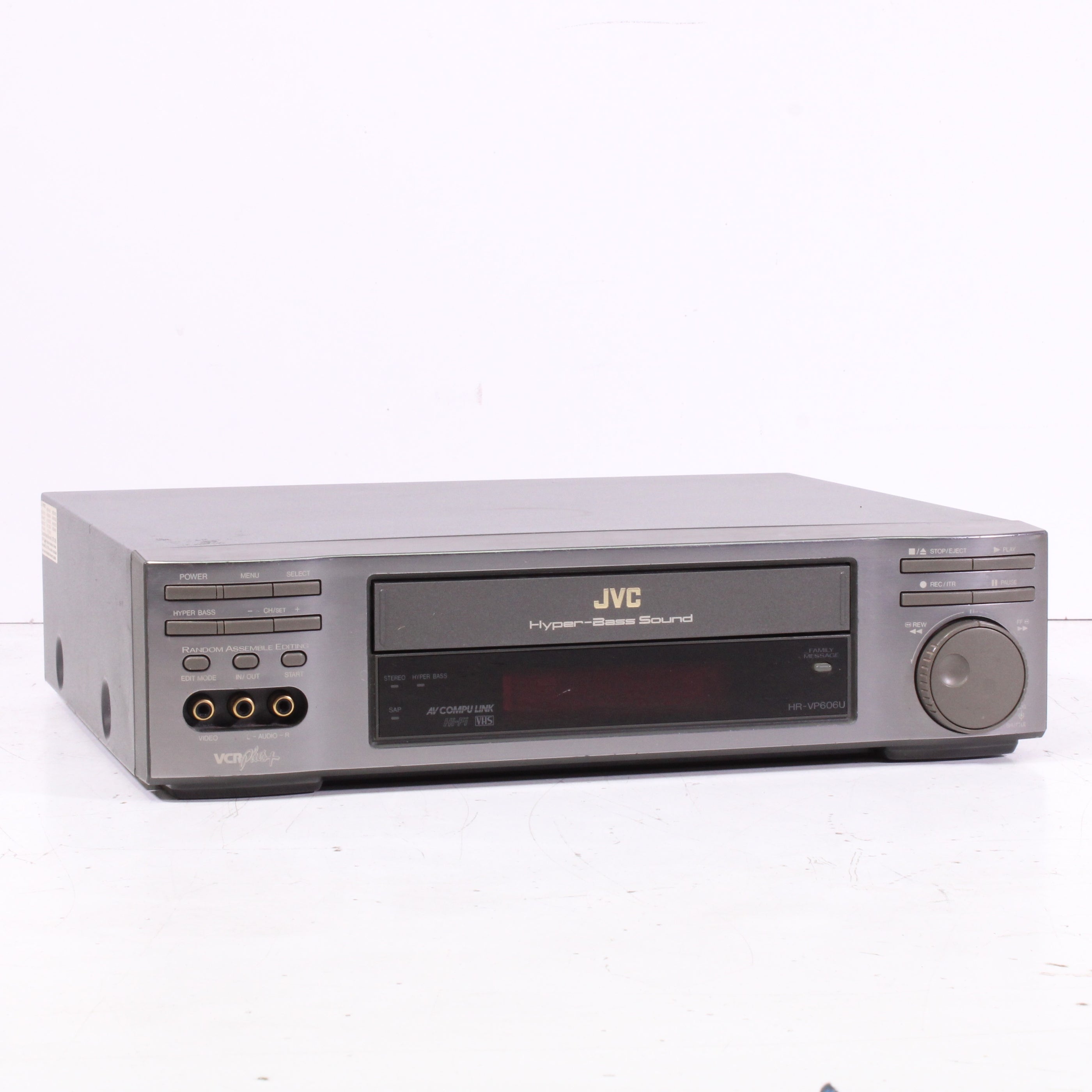 JVC HR-VP606 4-Head Hi-Fi Stereo VHS Player — SpenCertified