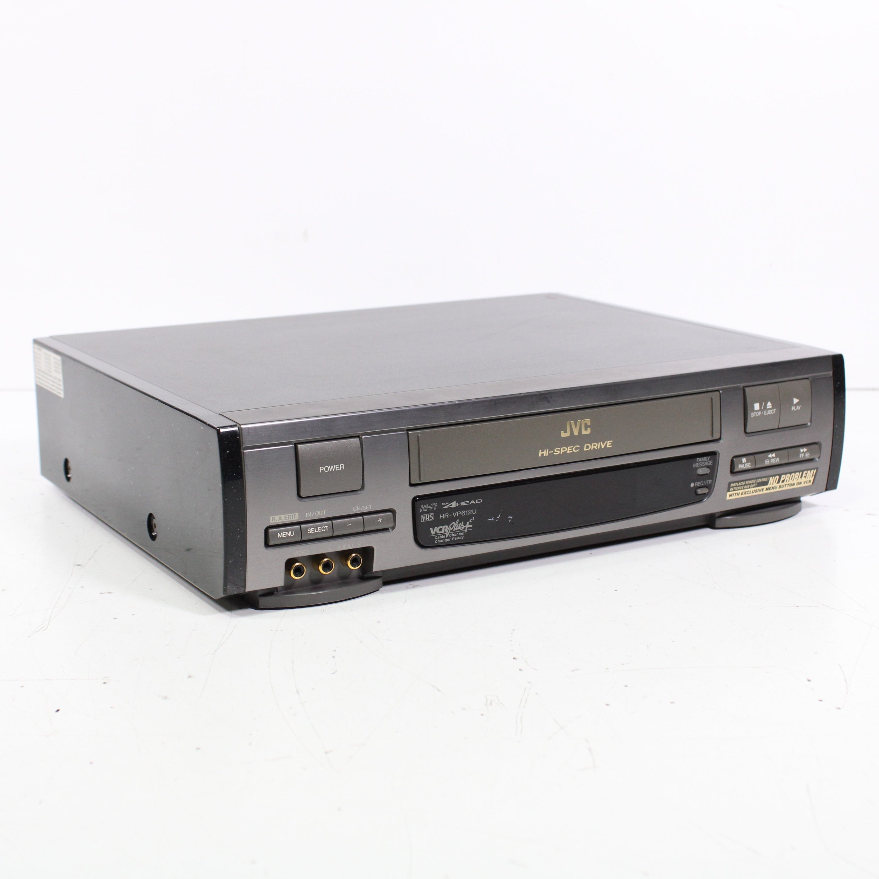 JVC HR-VP612U 4-Head Hi-Fi Stereo VCR VHS Player Hi-Spec Drive — SpenCertified