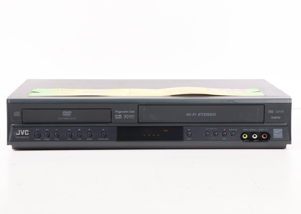 JVC HR-XVC18 DVD VCR Combo Player with Progressive Scan DVD Player ...