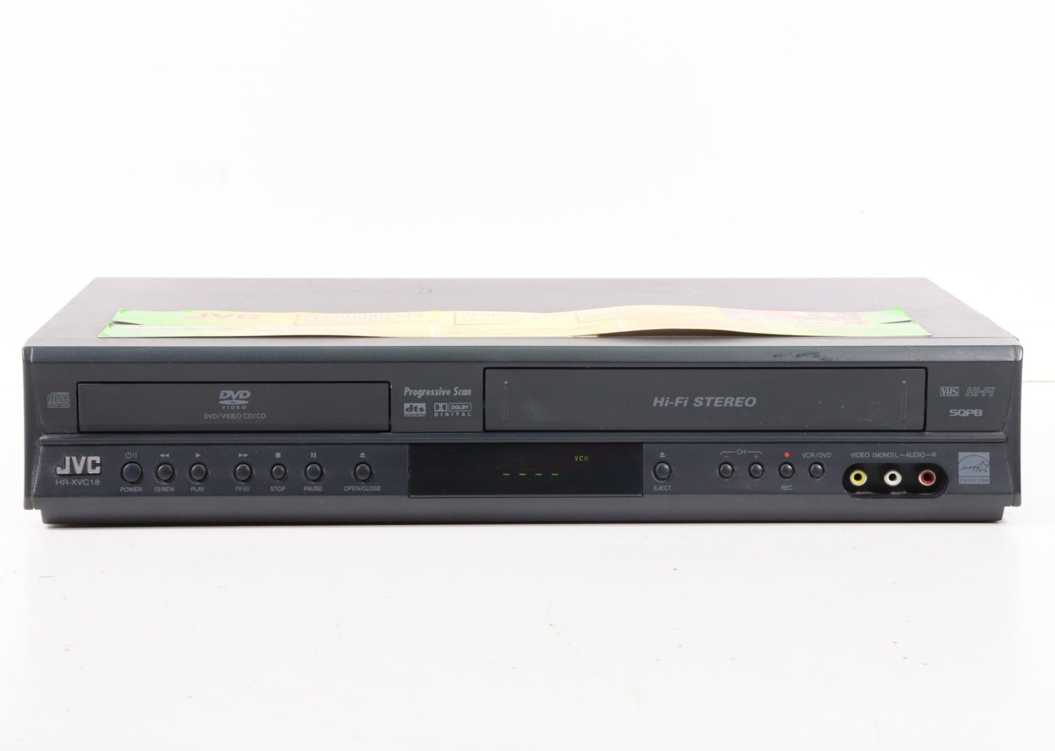 JVC HR-XVC18 DVD VCR Combo Player with Progressive Scan DVD Player ...