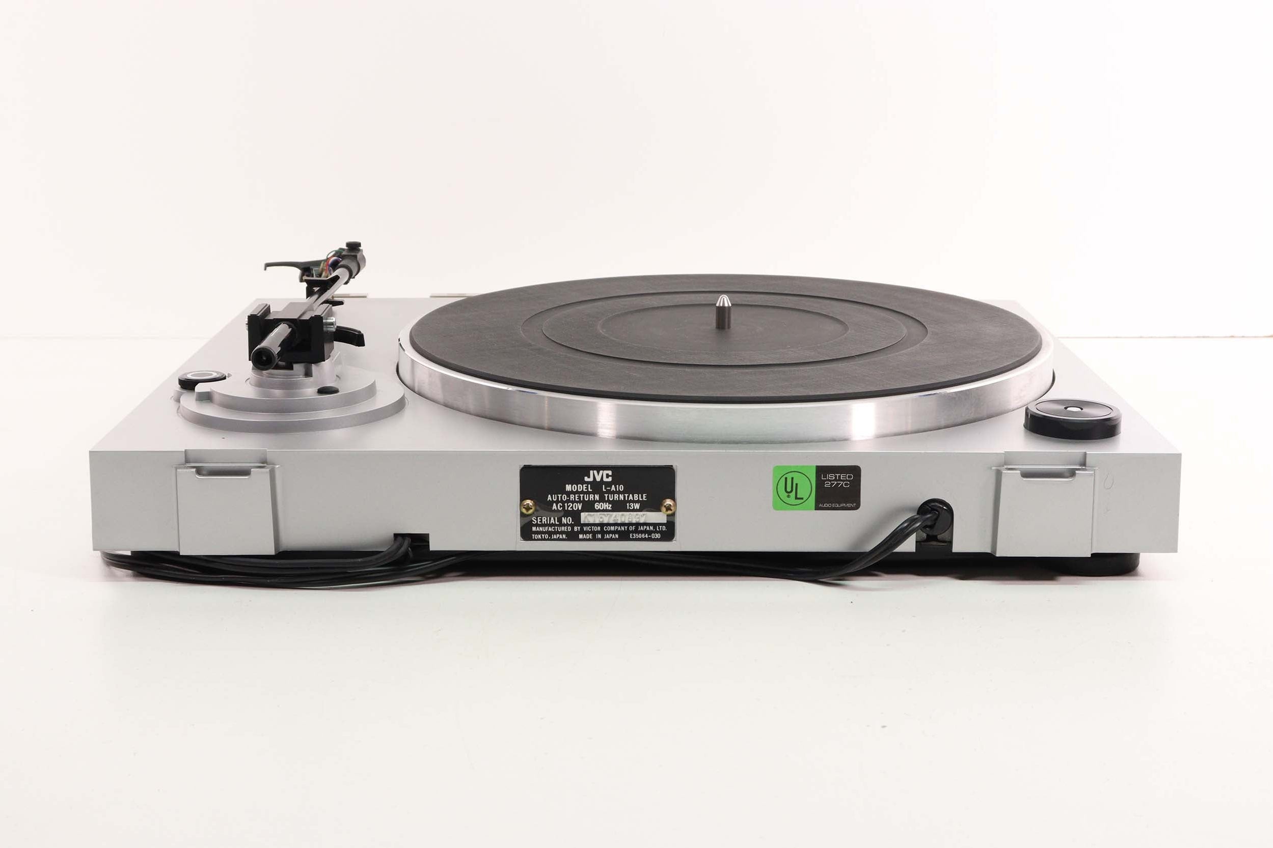 JVC L-A10 Auto-Return Turntable System — SpenCertified