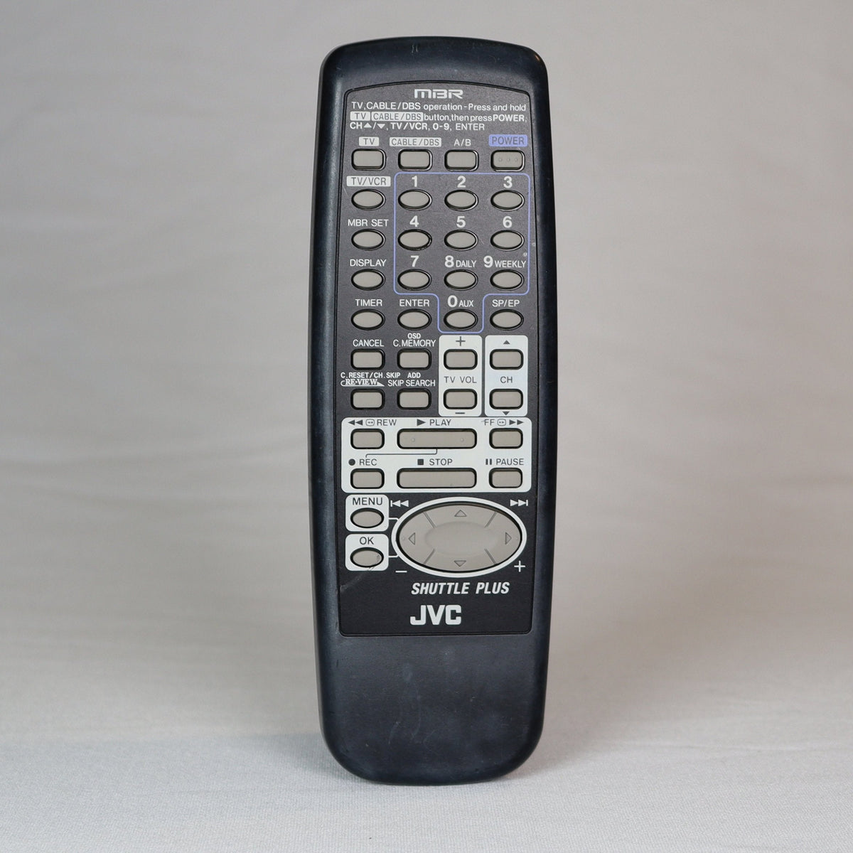 JVC 733M MBR Remote Control for VCR / VHS Player Model HR-S5400U&More ...