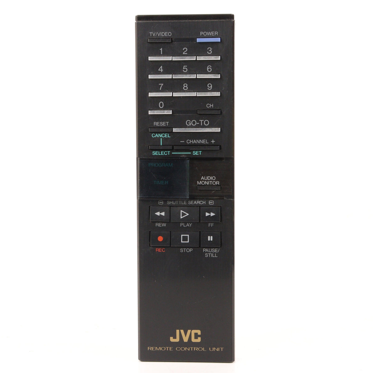 JVC PQ10318B Remote Control for VCR HR-D470U — SpenCertified