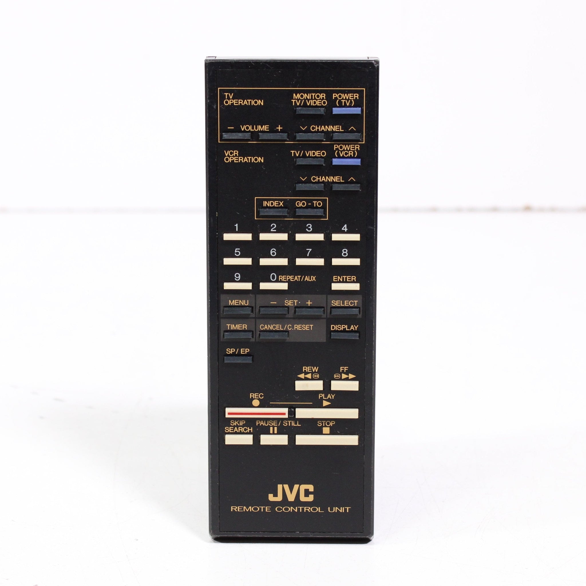 JVC PQ10544F Remote Control for VCR HR-D320U