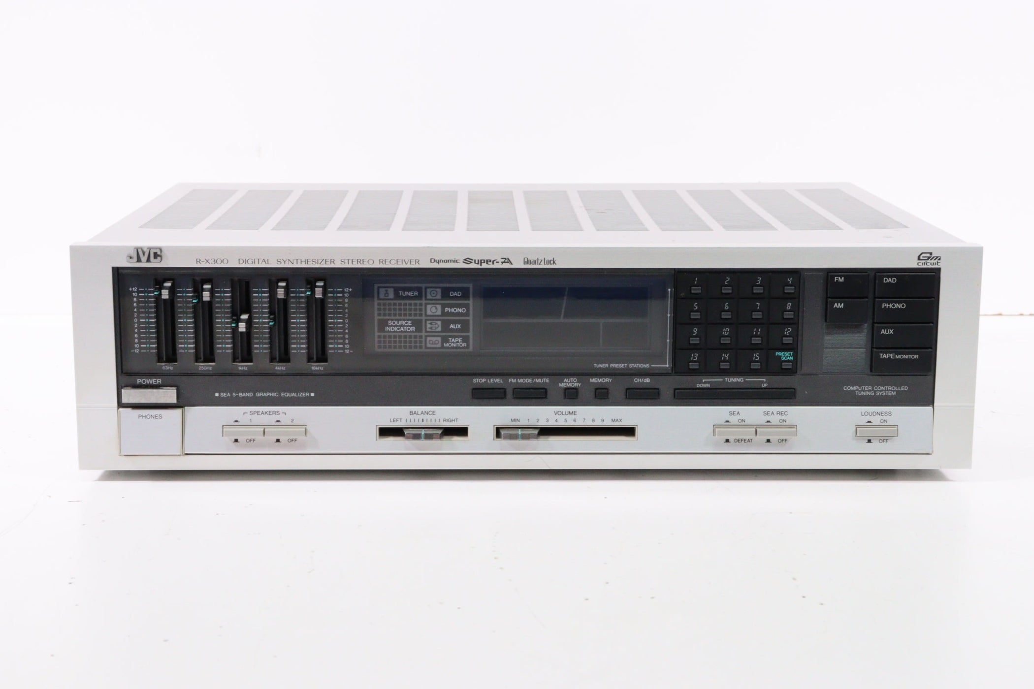 JVC R-X300 Digital Synthesizer AM FM Stereo Receiver with Quartz Lock ...