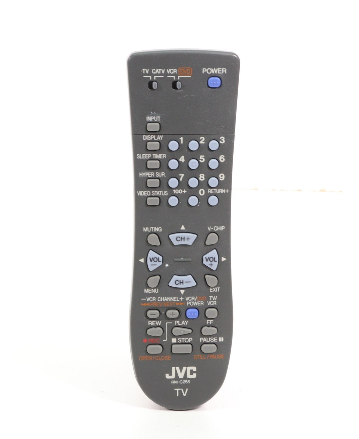 JVC RM-C255 Remote Control for TV AV-27320 and More — SpenCertified