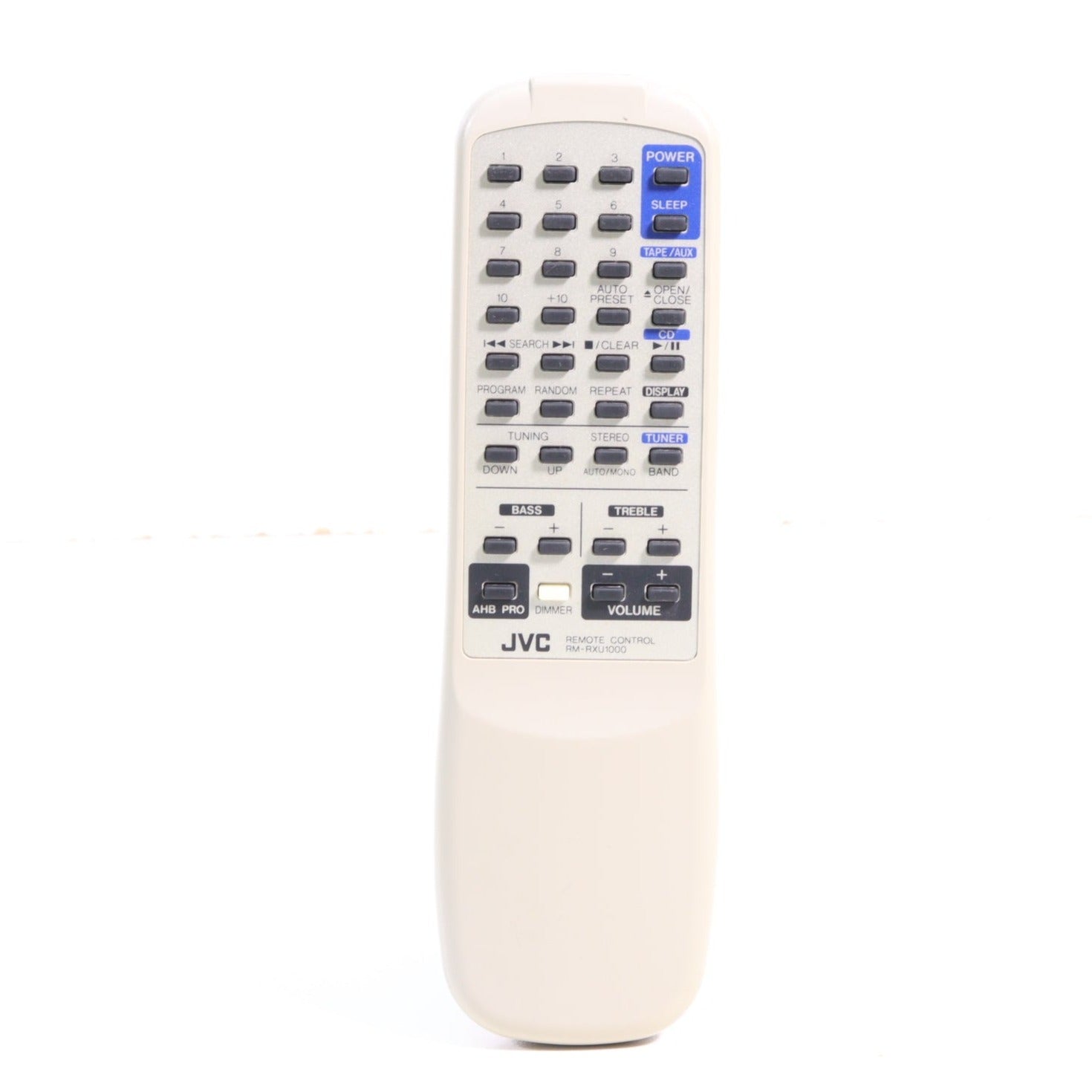JVC RM-RXU1000 Remote Control for Compact Component Audio System FS-10