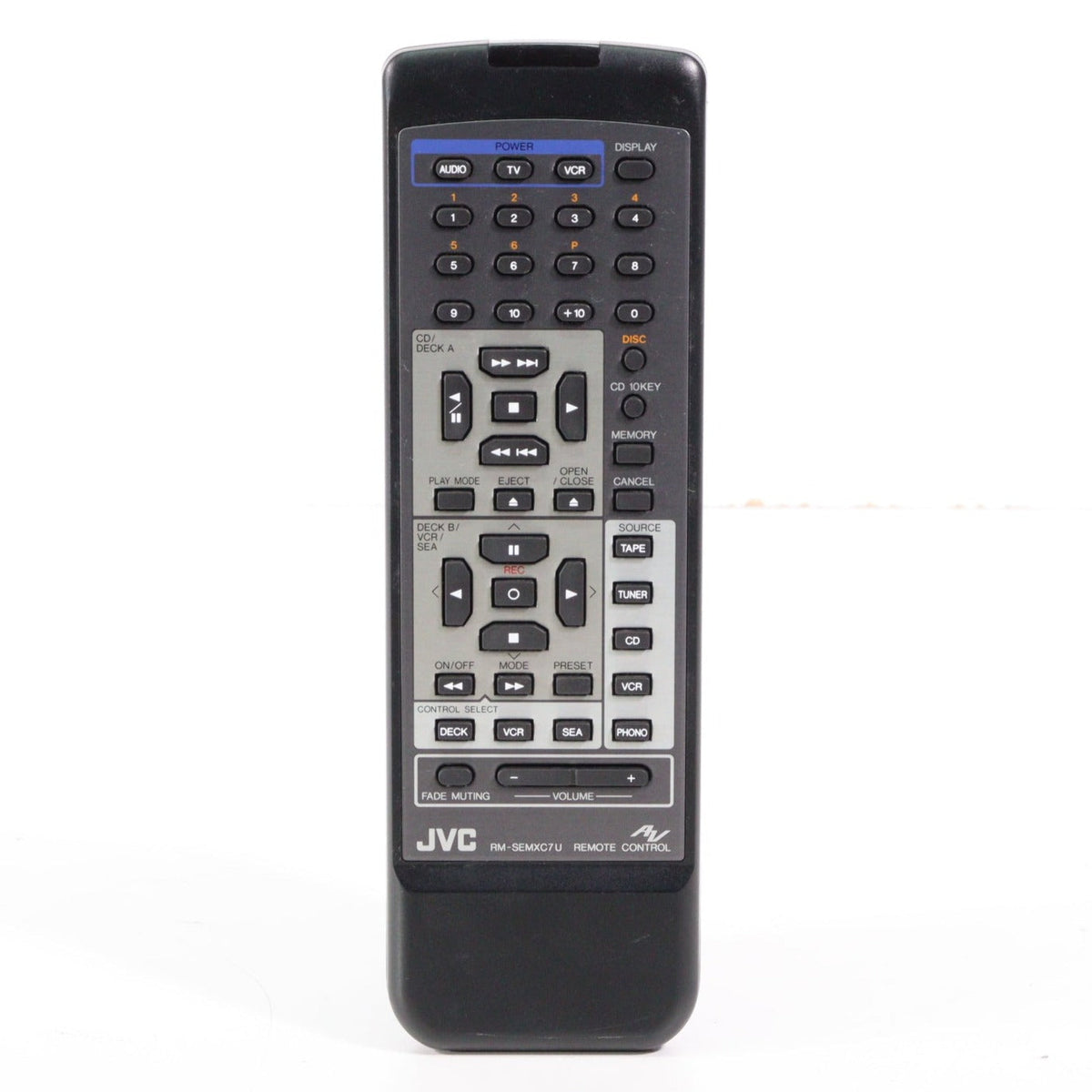 JVC RM-SEMXC7U Remote Control for Stereo Receiver CA-MXC7TN and More ...