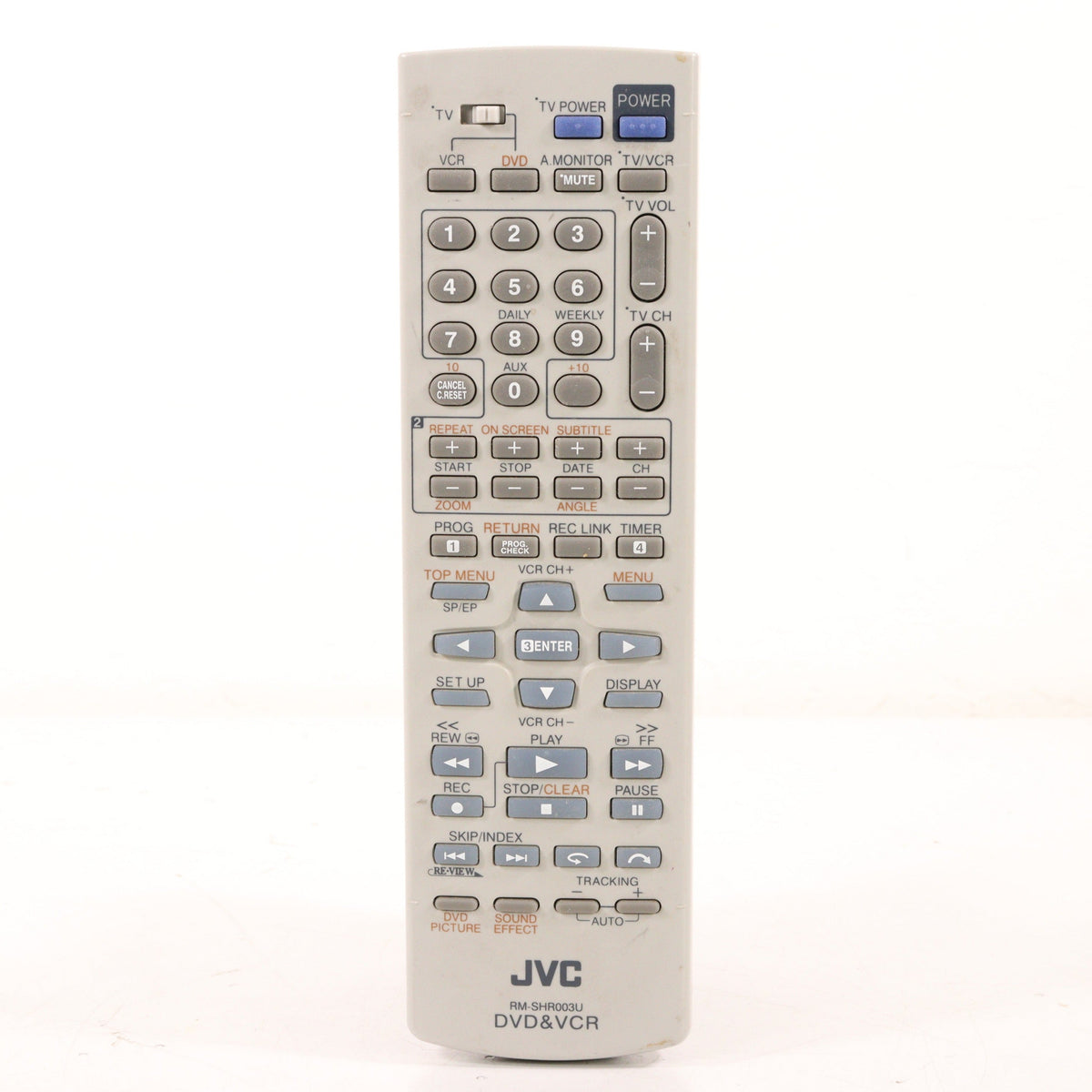 JVC RM-SHR003U Remote Control for DVD VCR Combo HR-XVC29 and More ...
