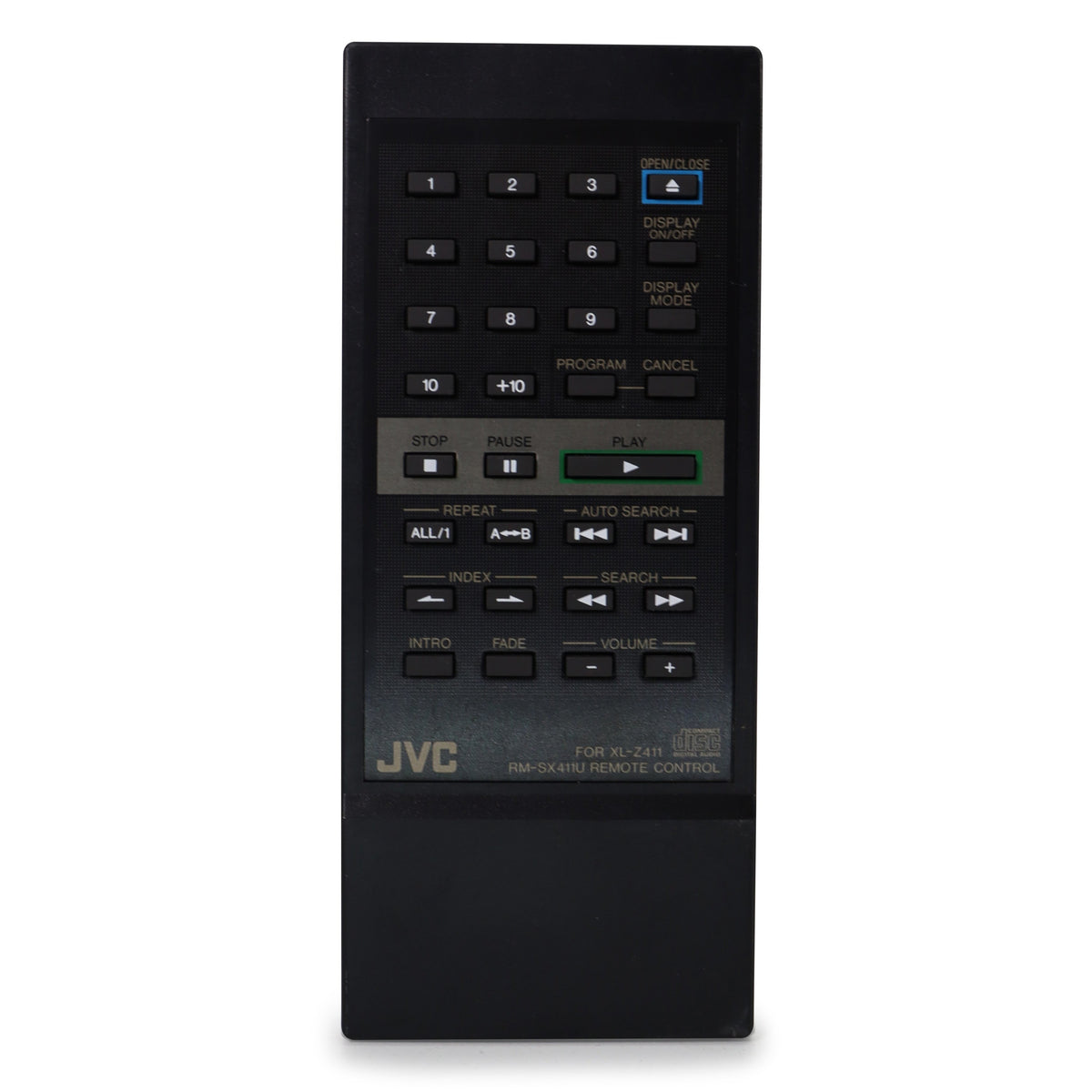 JVC RM-SX411U Remote Control for CD Player XL-Z411 XL-Z411BK ...