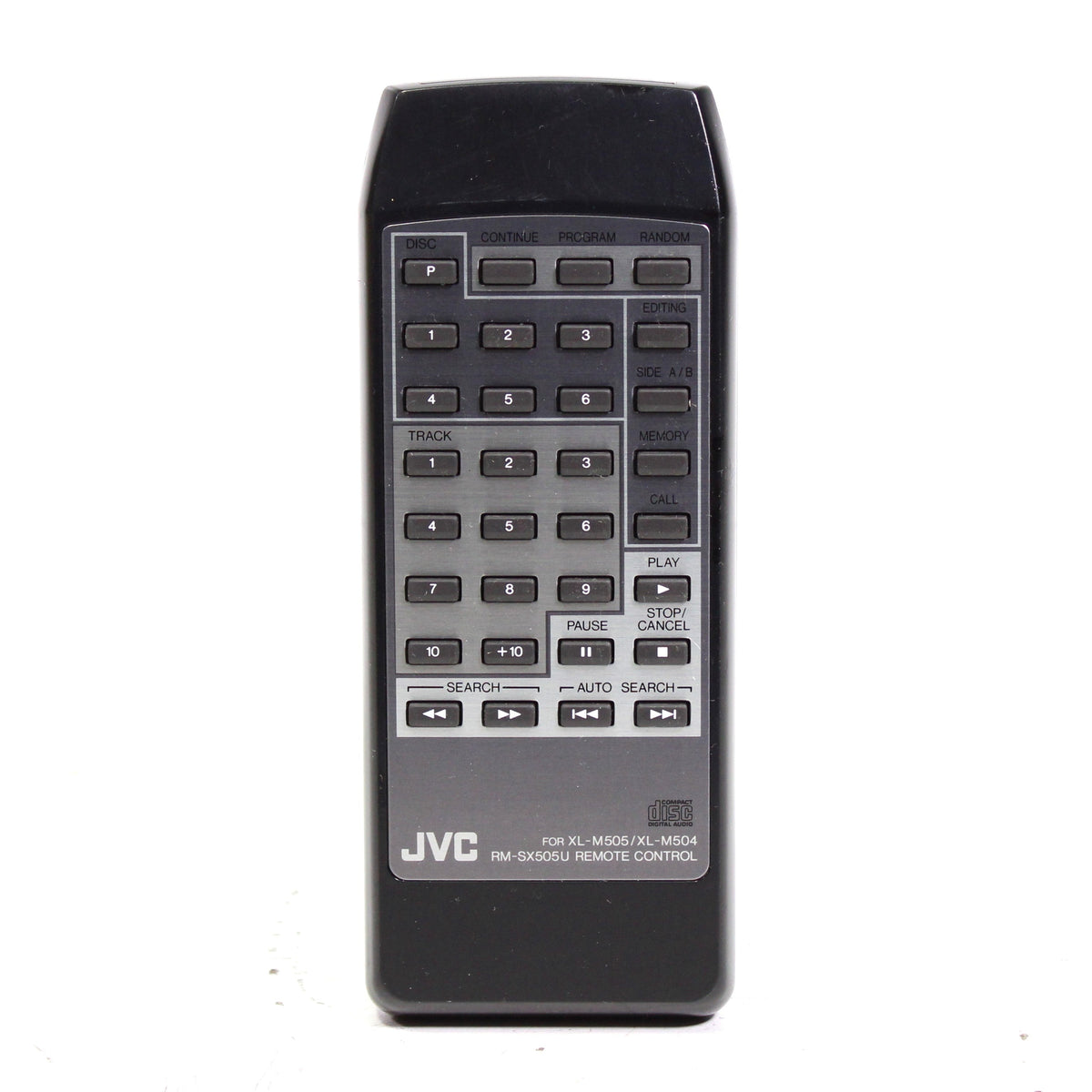 JVC RM-SX505U Remote Control for 6-Disc CD Changer XL-M505 XL-M504 ...