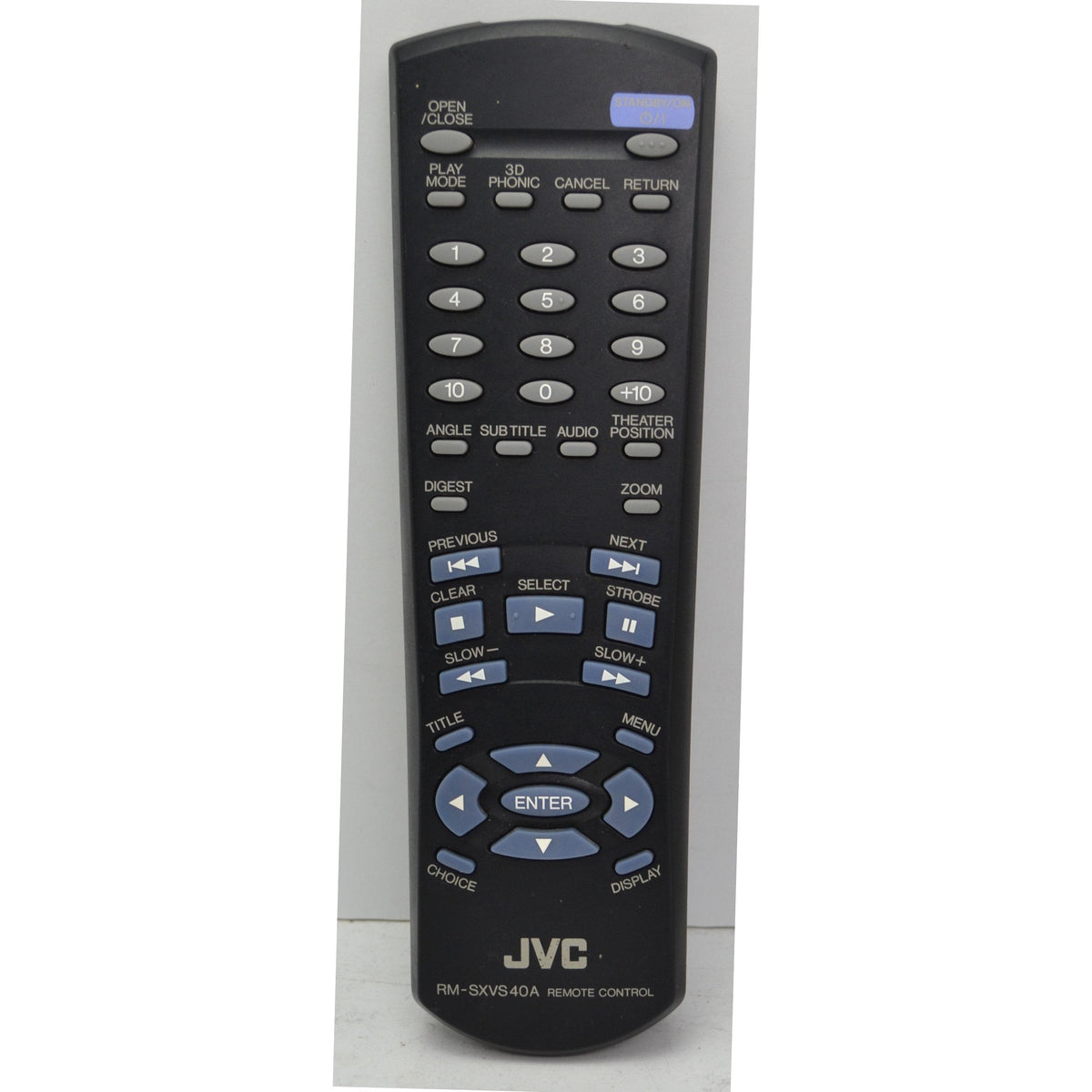JVC RM-SXVS40A Remote Control for DVD Player XV-E100SL — SpenCertified