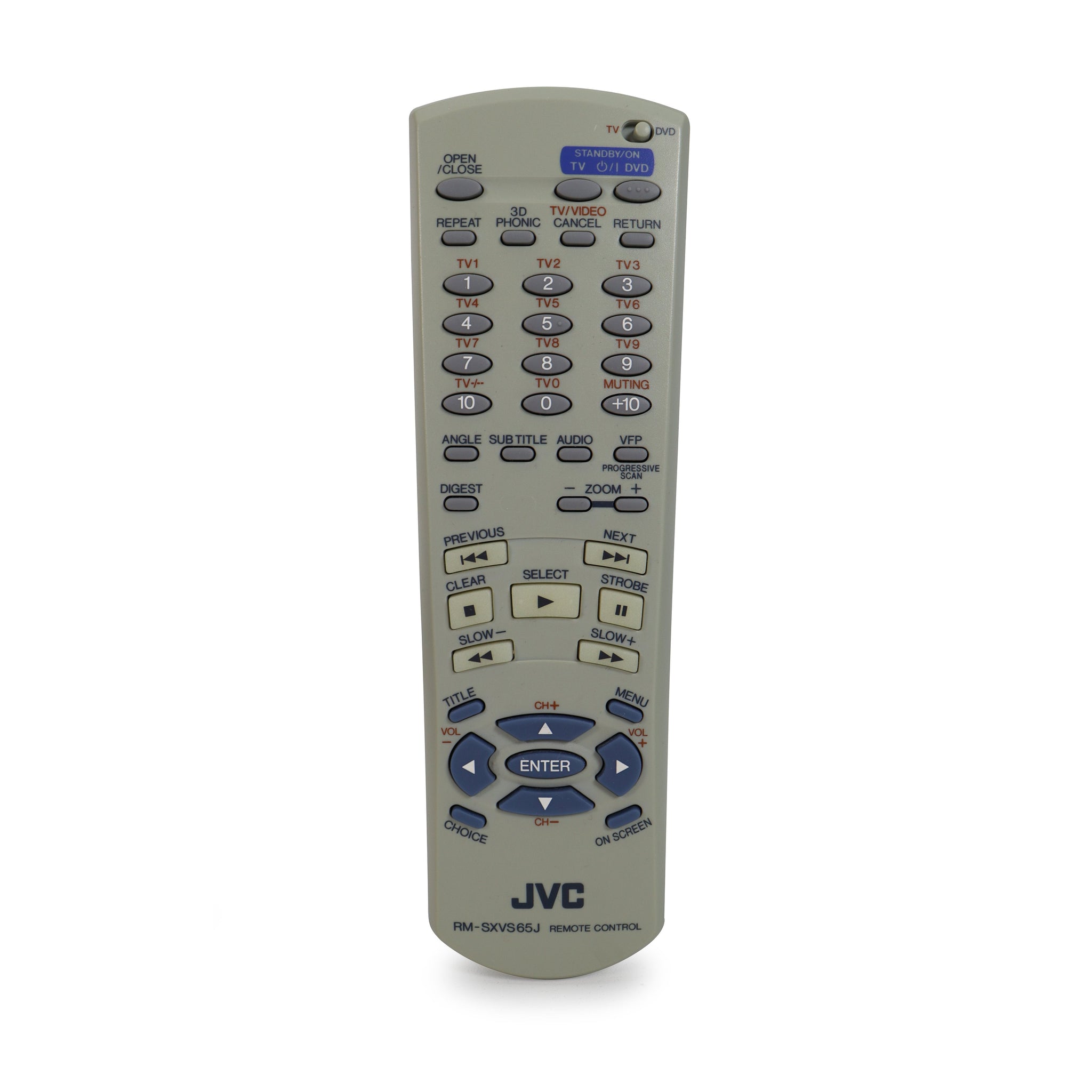 JVC RM-SXVS65J Remote Control for DVD Player XV-S60BK and More