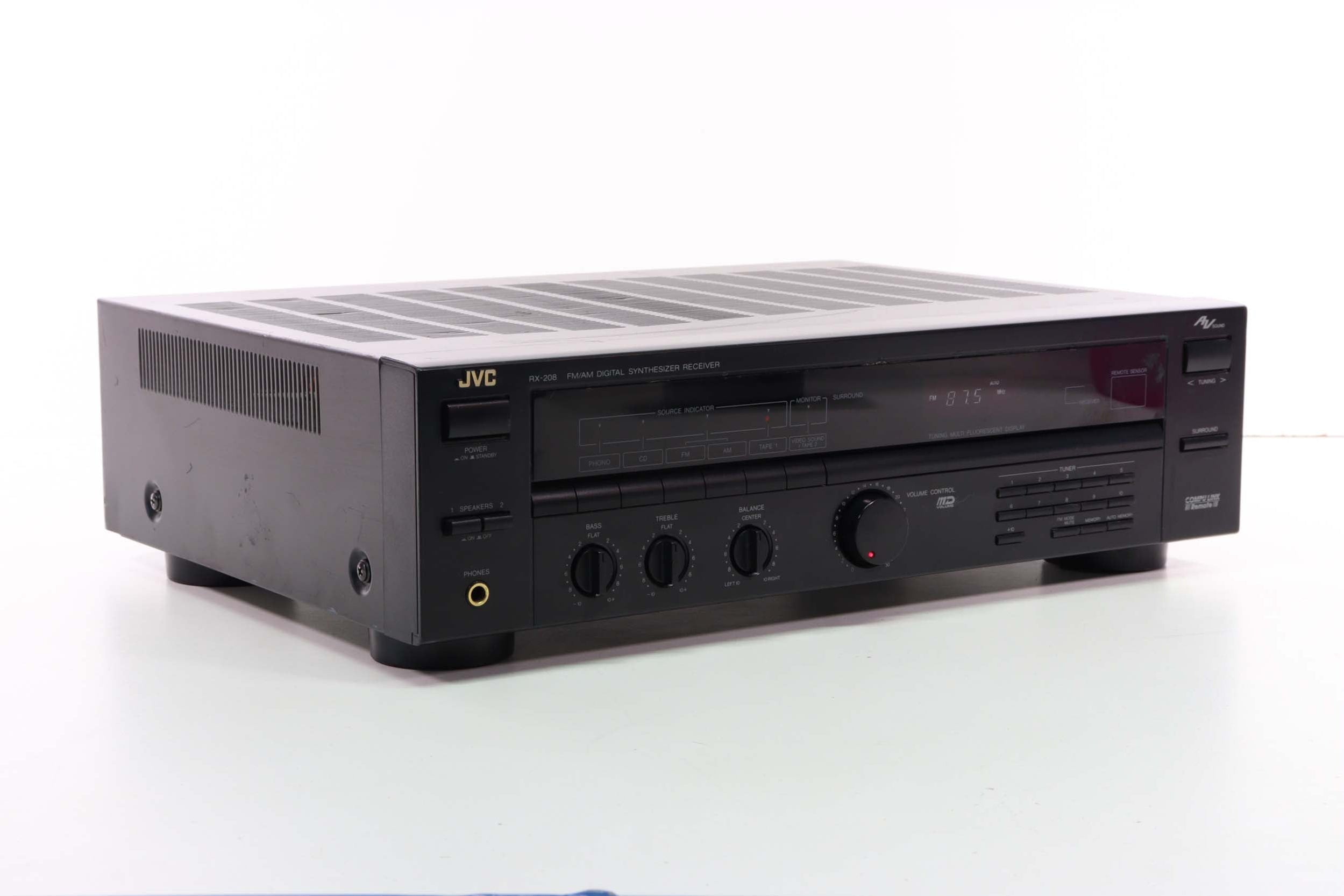 JVC RX-208 FM AM Digital Synthesizer Receiver — SpenCertified