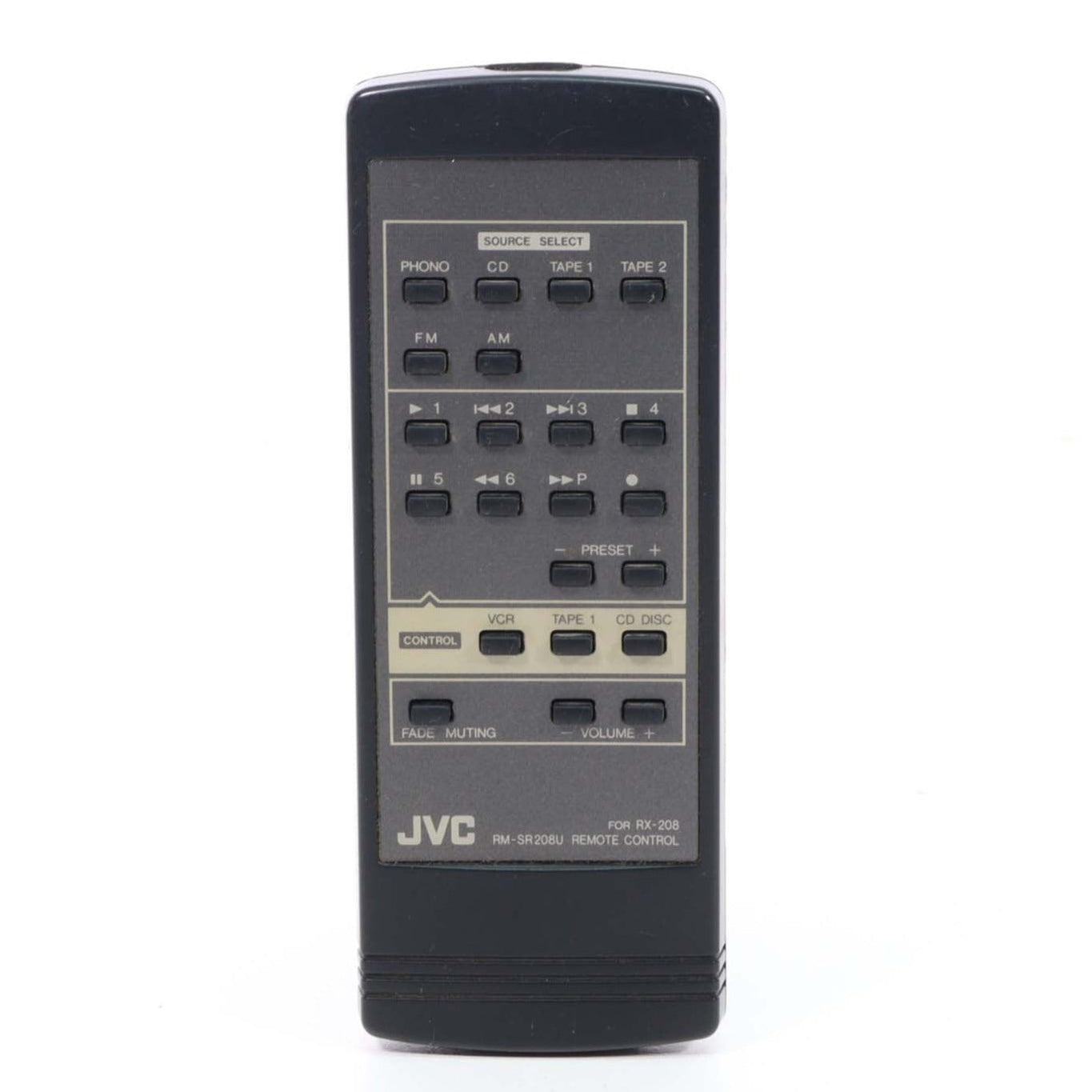JVC RX-208 FM AM Digital Synthesizer Receiver — SpenCertified