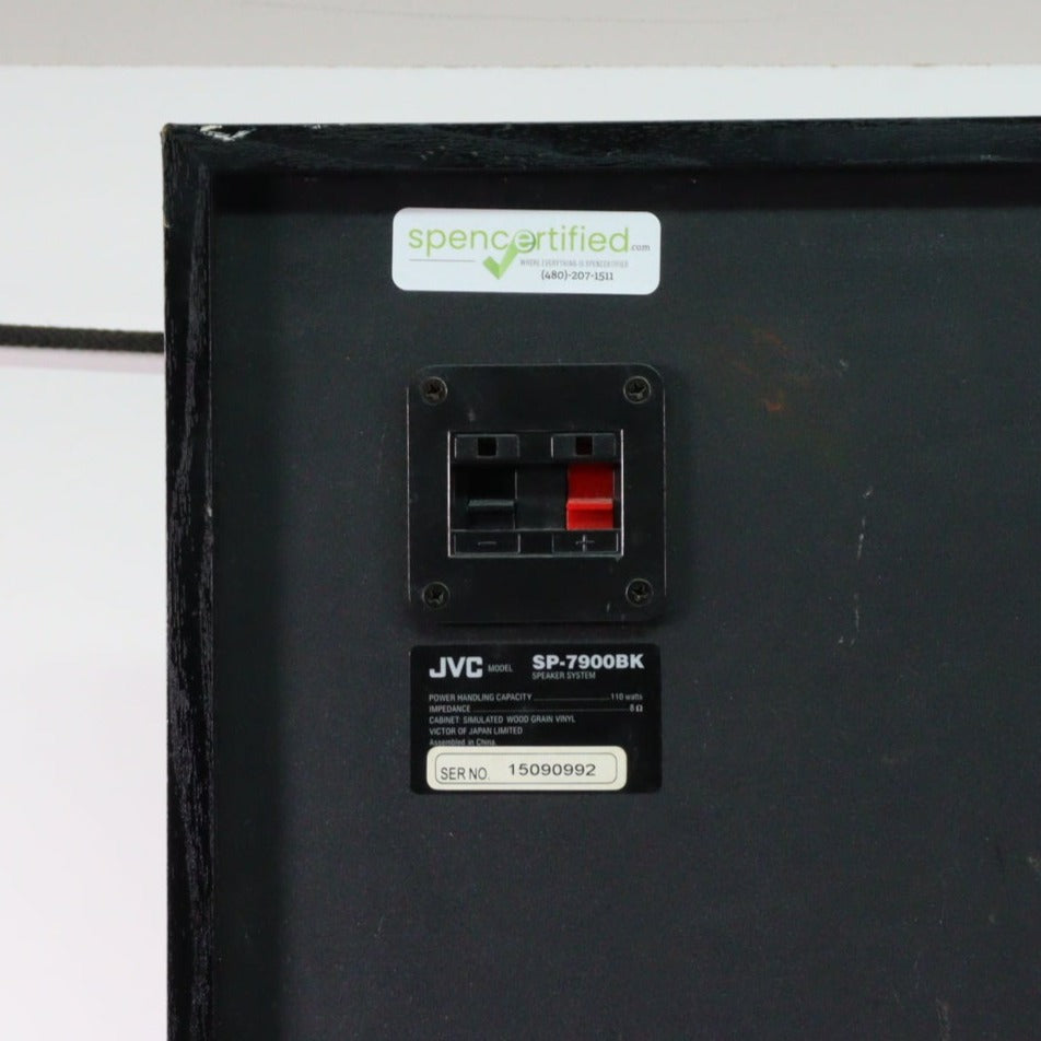 JVC SP-7900BK 3-Way Floorstanding Speaker Pair — SpenCertified