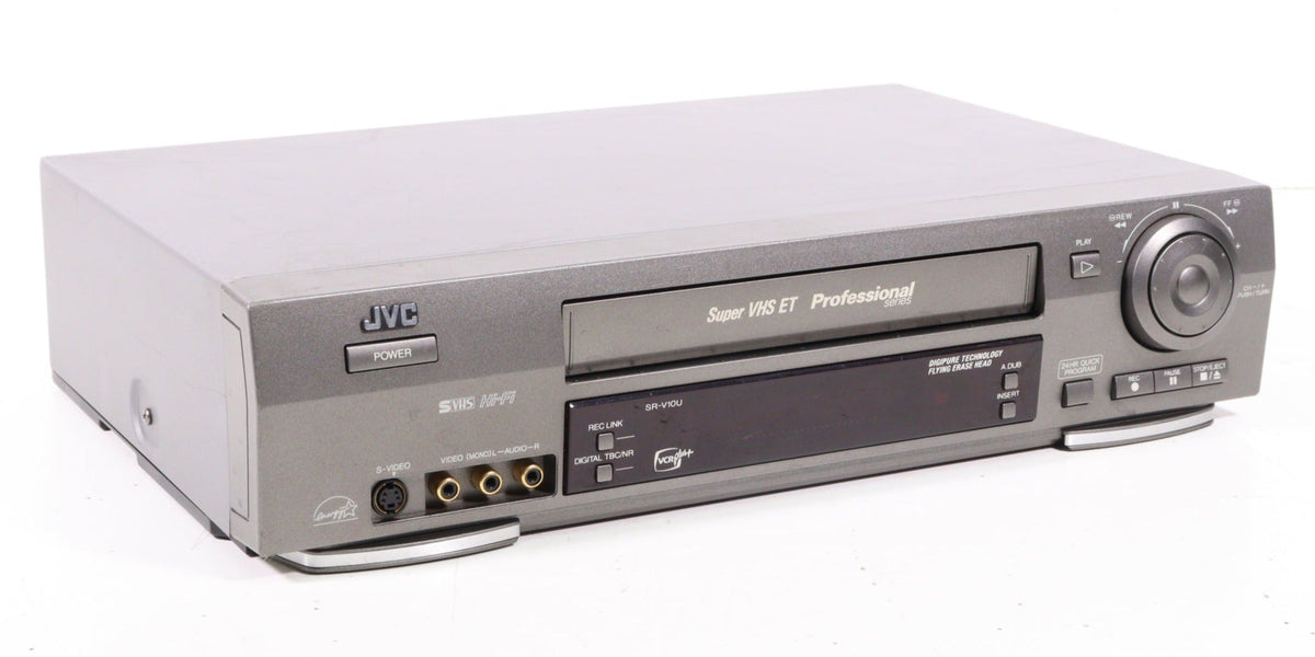 JVC SR-V10U Super VHS SVHS Player VCR Video Cassette Recorder — SpenCertified