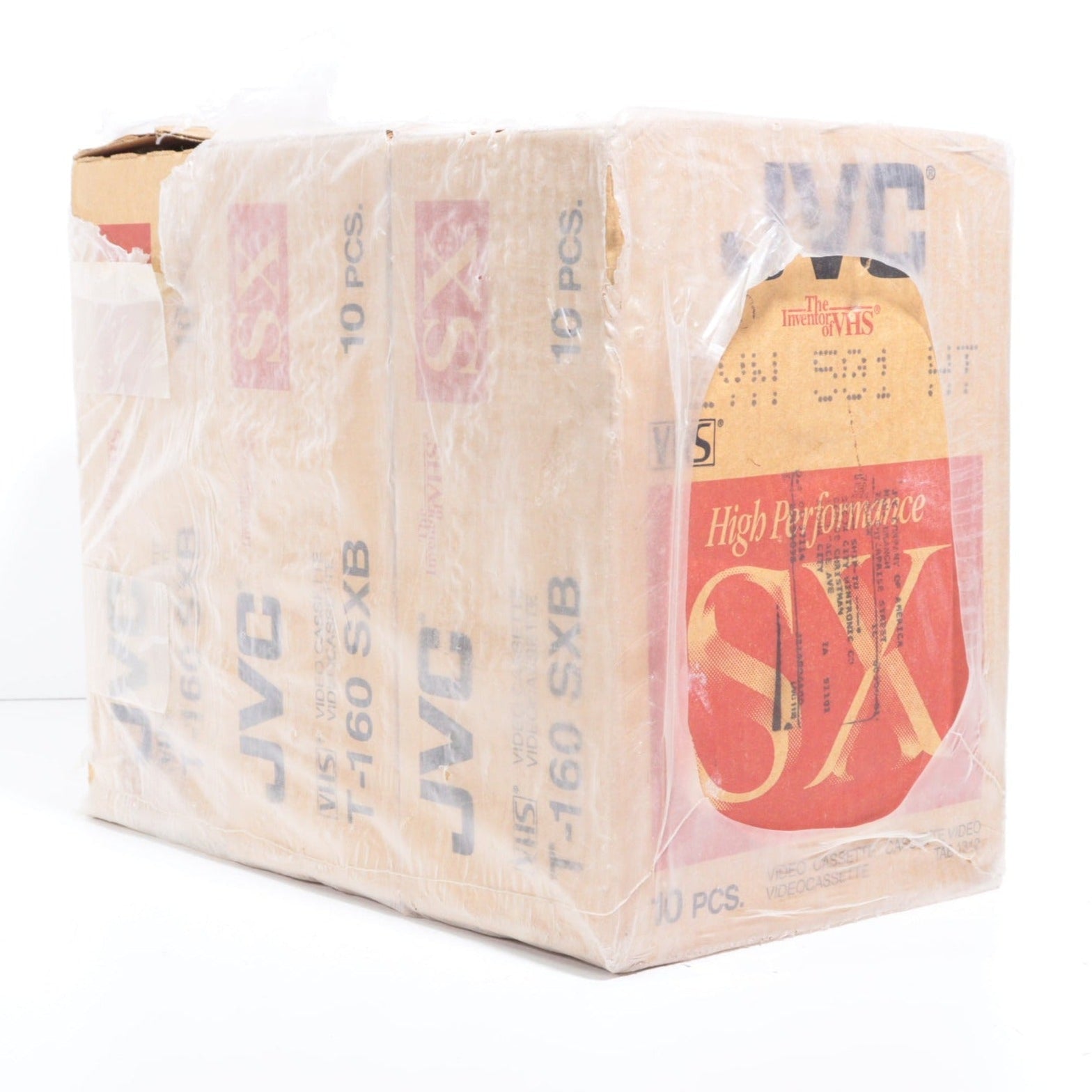 JVC SX160 High Performance Blank VHS Tape (Set of 10) — SpenCertified