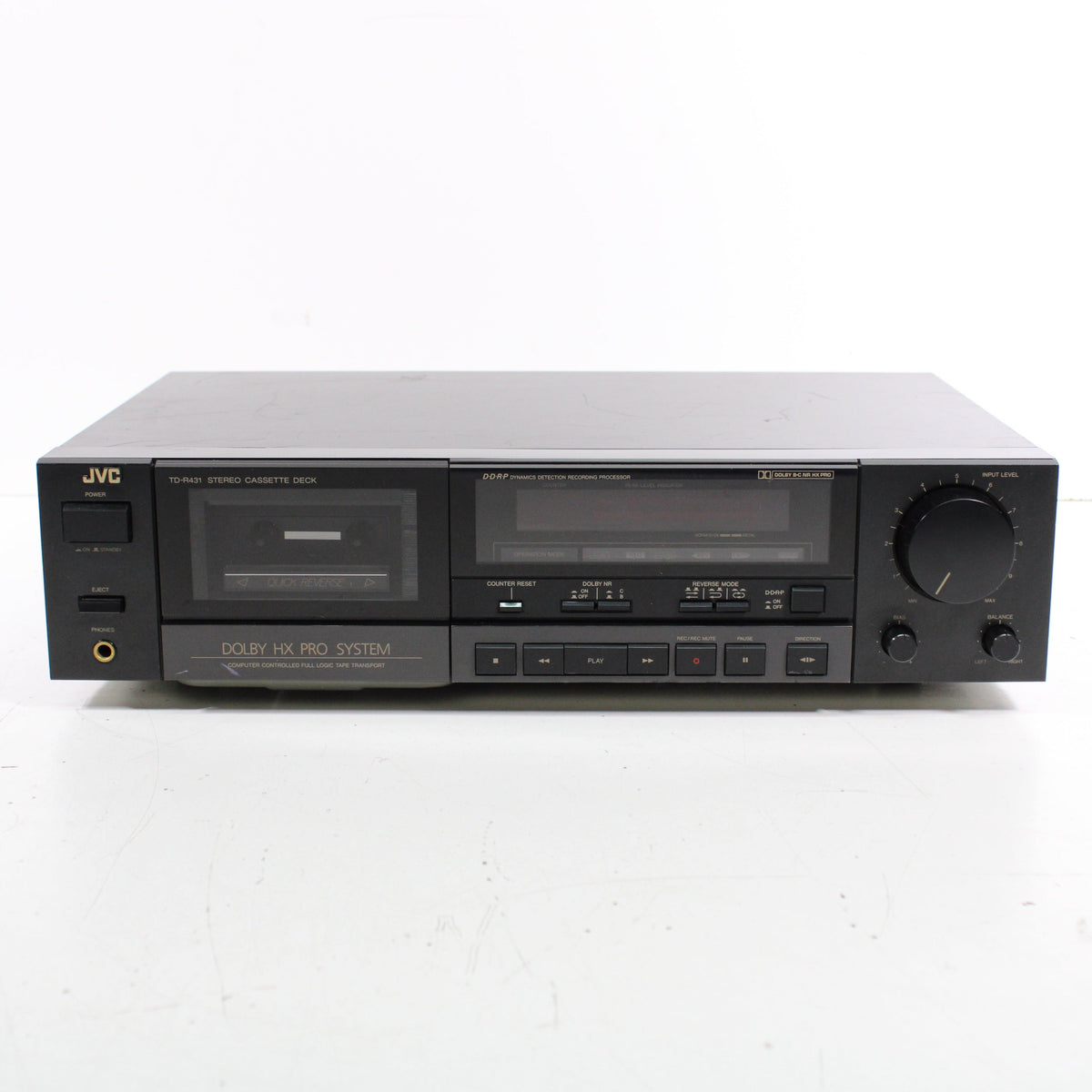 JVC TD-R431 Single Stereo Cassette Deck Auto Reverse — SpenCertified