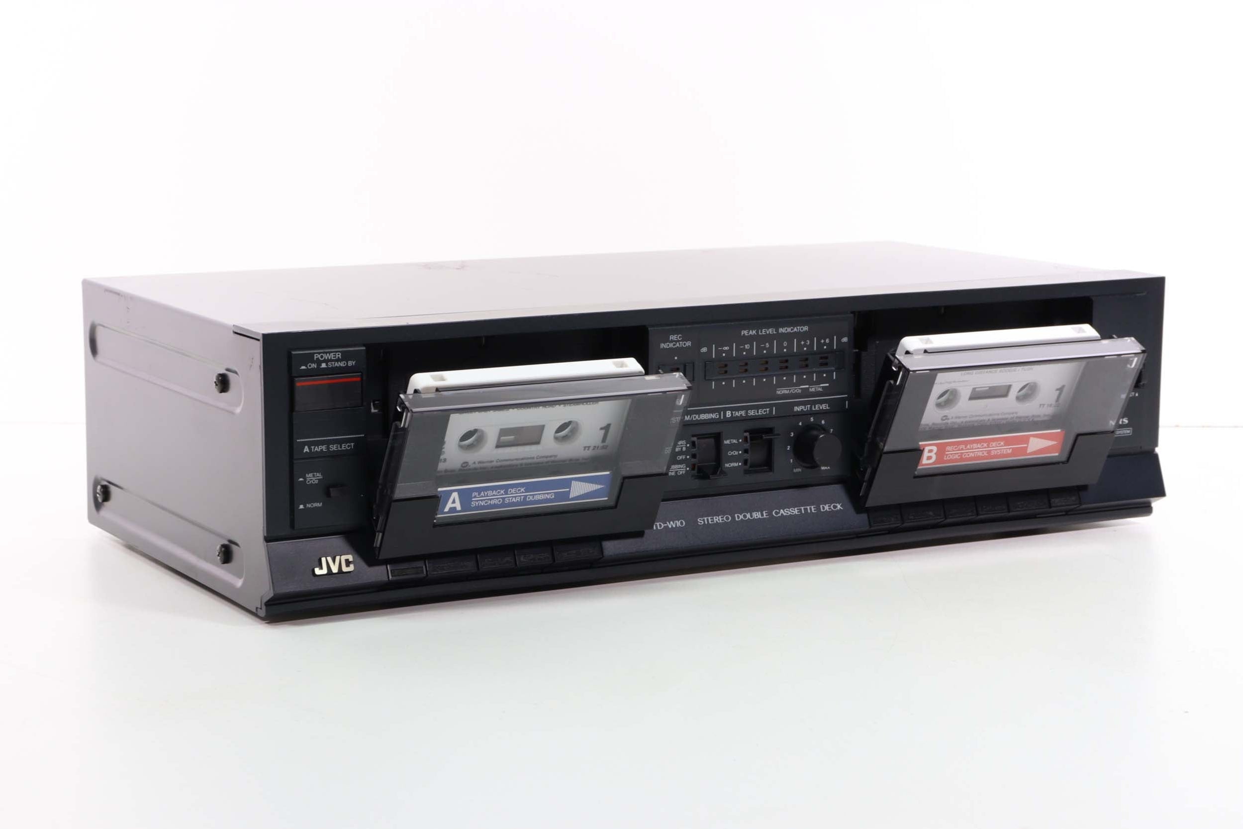 JVC TD-W10 Stereo Double Cassette Deck with Synchro Dubbing — SpenCertified