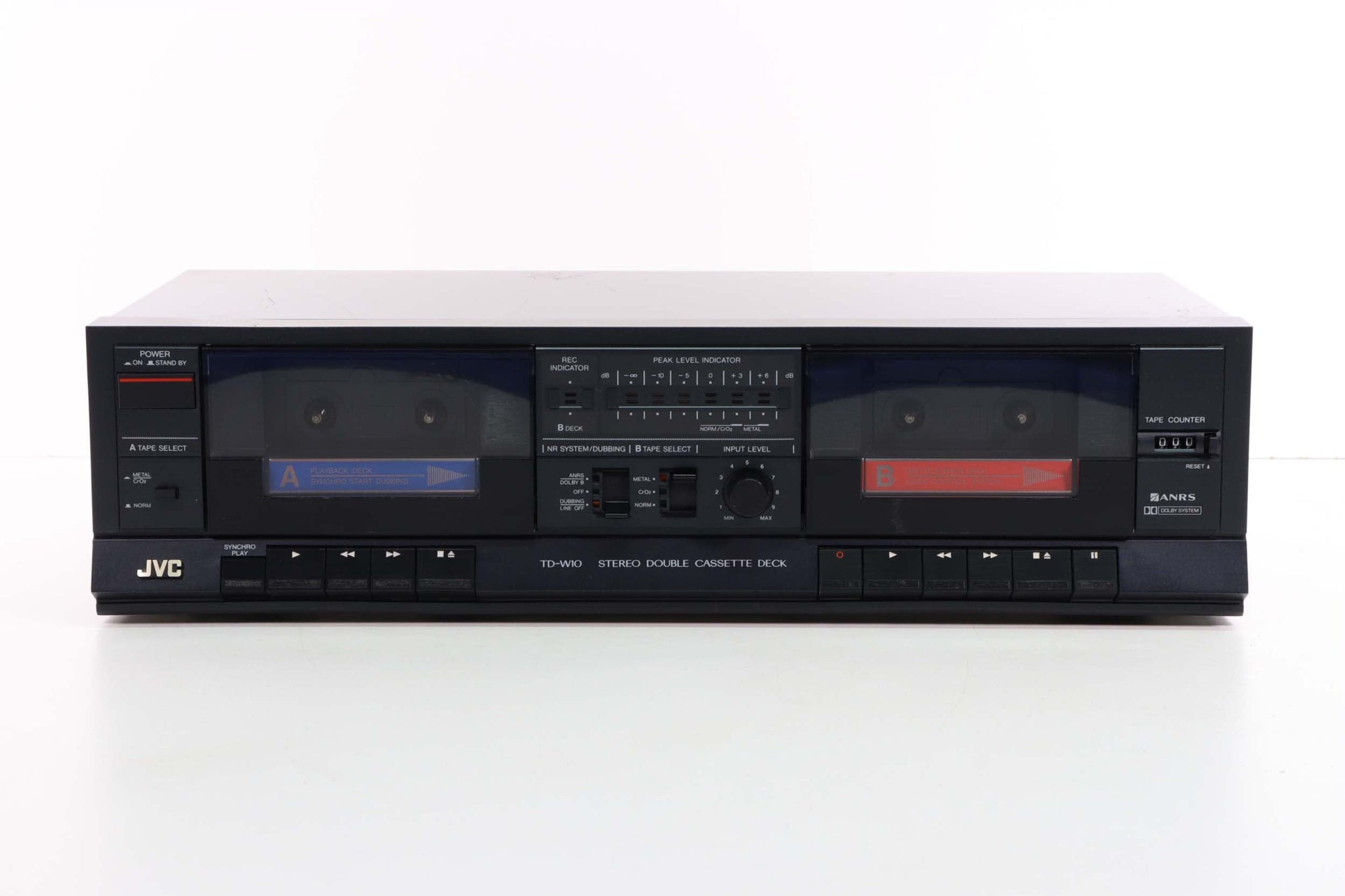 JVC TD-W10 Stereo Double Cassette Deck with Synchro Dubbing