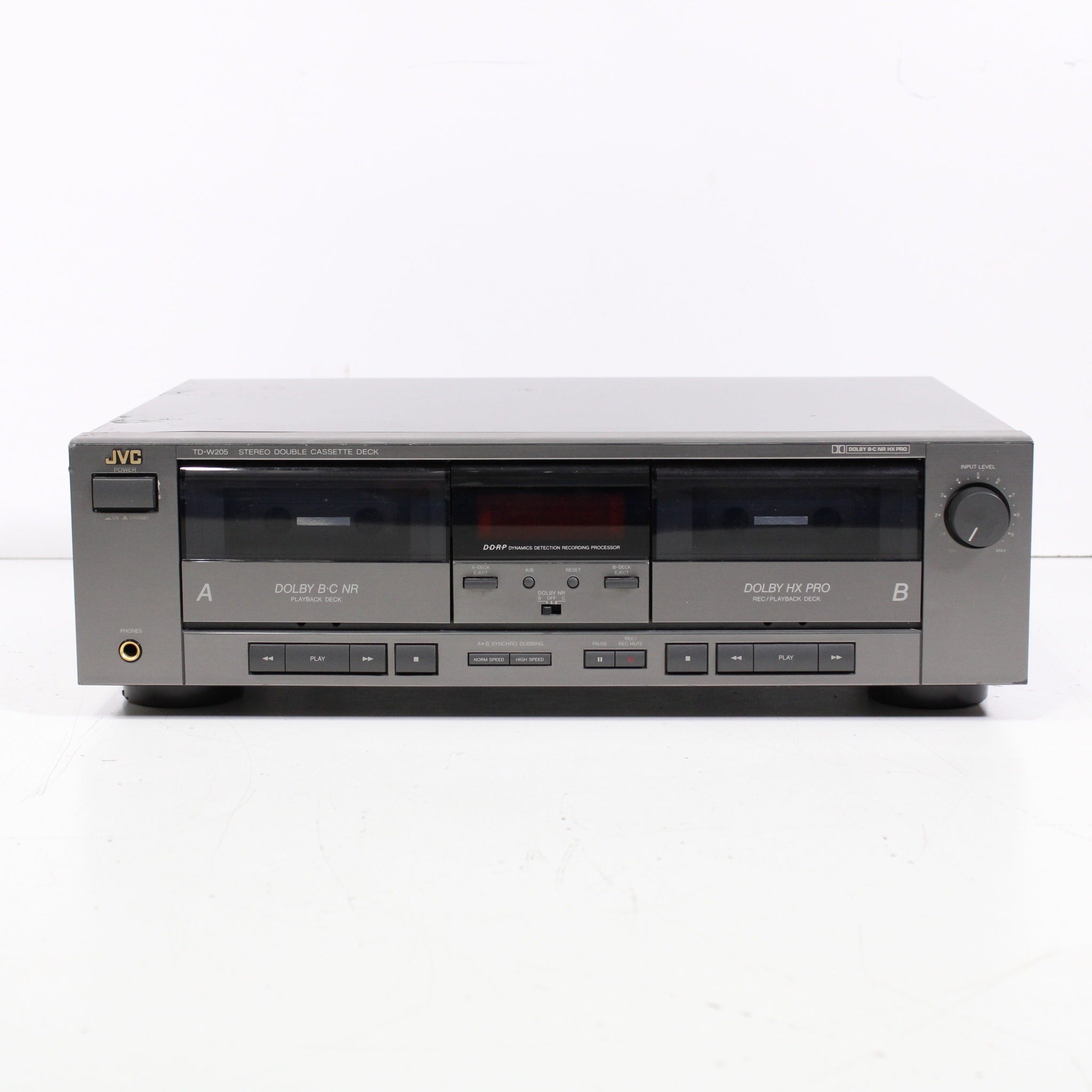 JVC TD-W205 Stereo Double Cassette Deck HX Pro