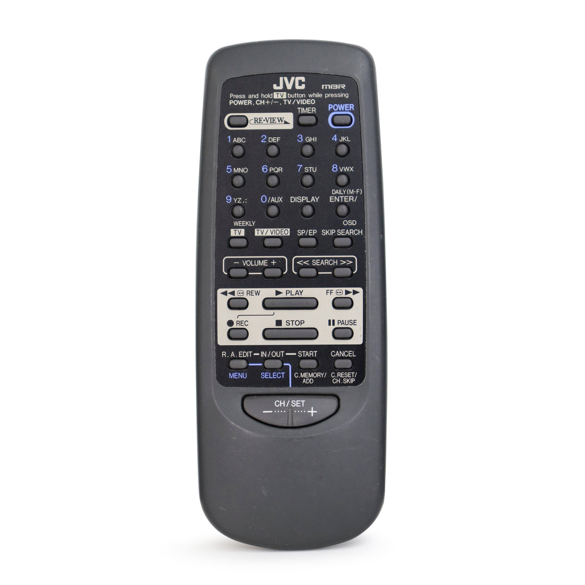 JVC UR64EC1351 MBR Remote Control for VCR HR-VP412U and More ...