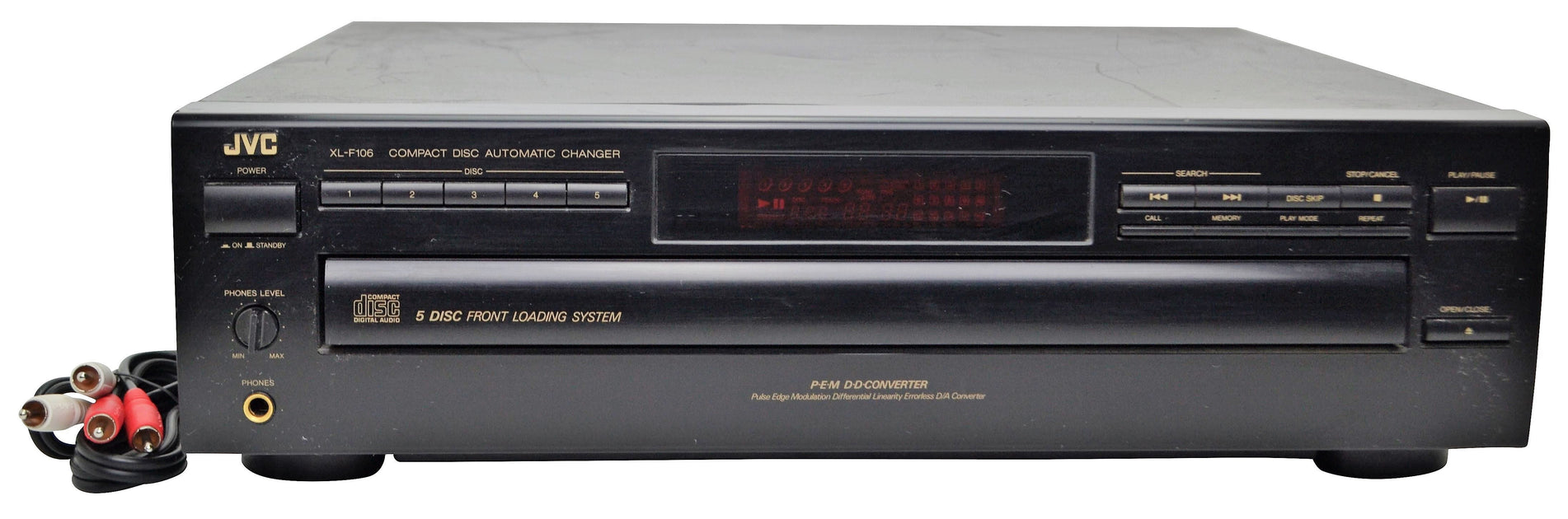 JVC XL-F106 5-Disc CD Compact Disc Automatic Changer — SpenCertified