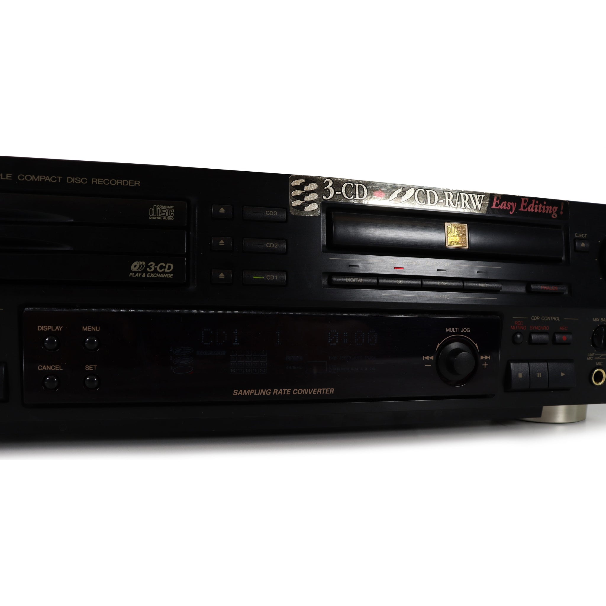 JVC XL-R5000 Multiple CD Recorder Player Dual Tray Recording System w/