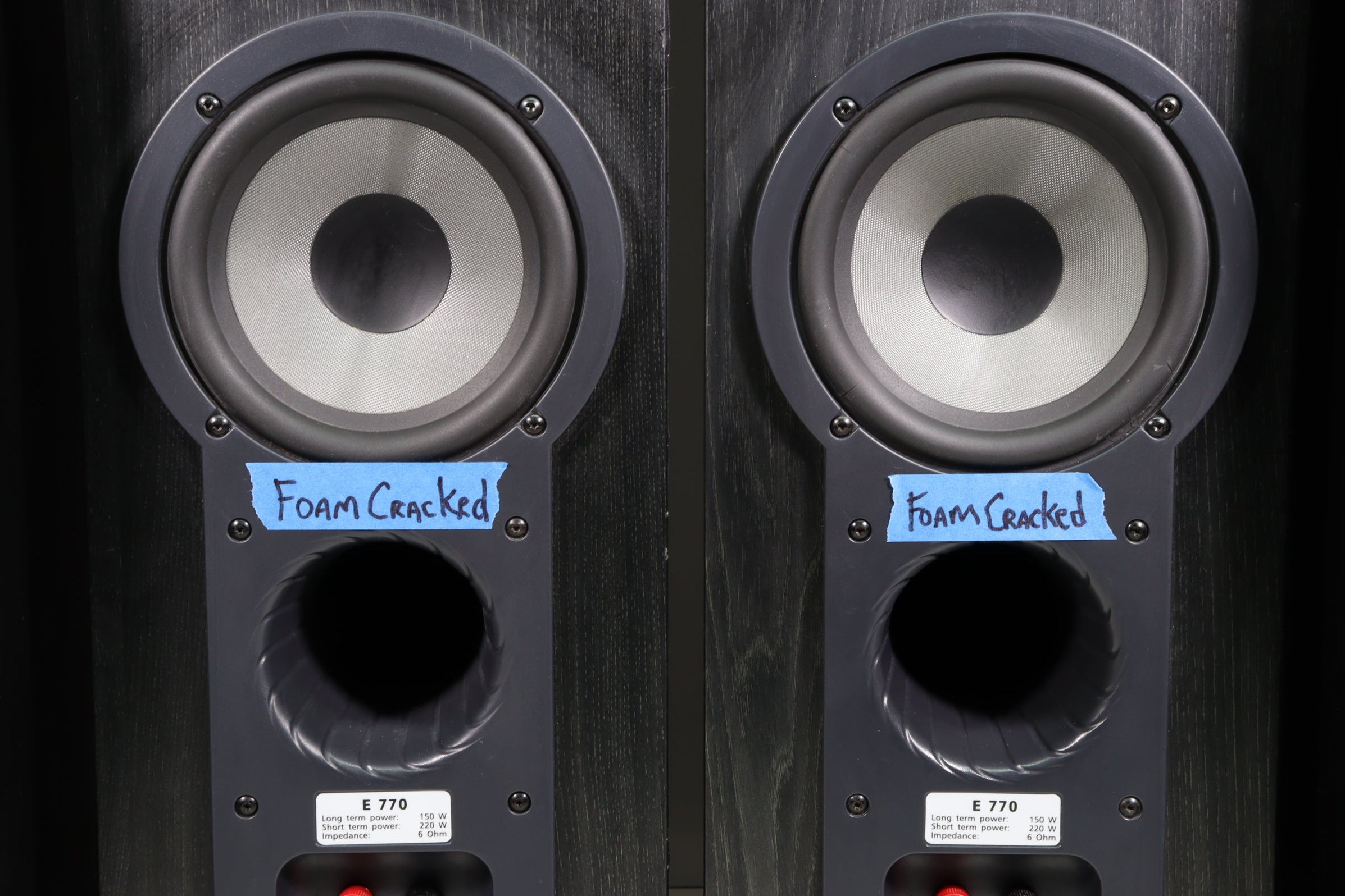 Jamo Four Speaker Floorstanding Tower Set Black (Tower Pair E770 and T — SpenCertified