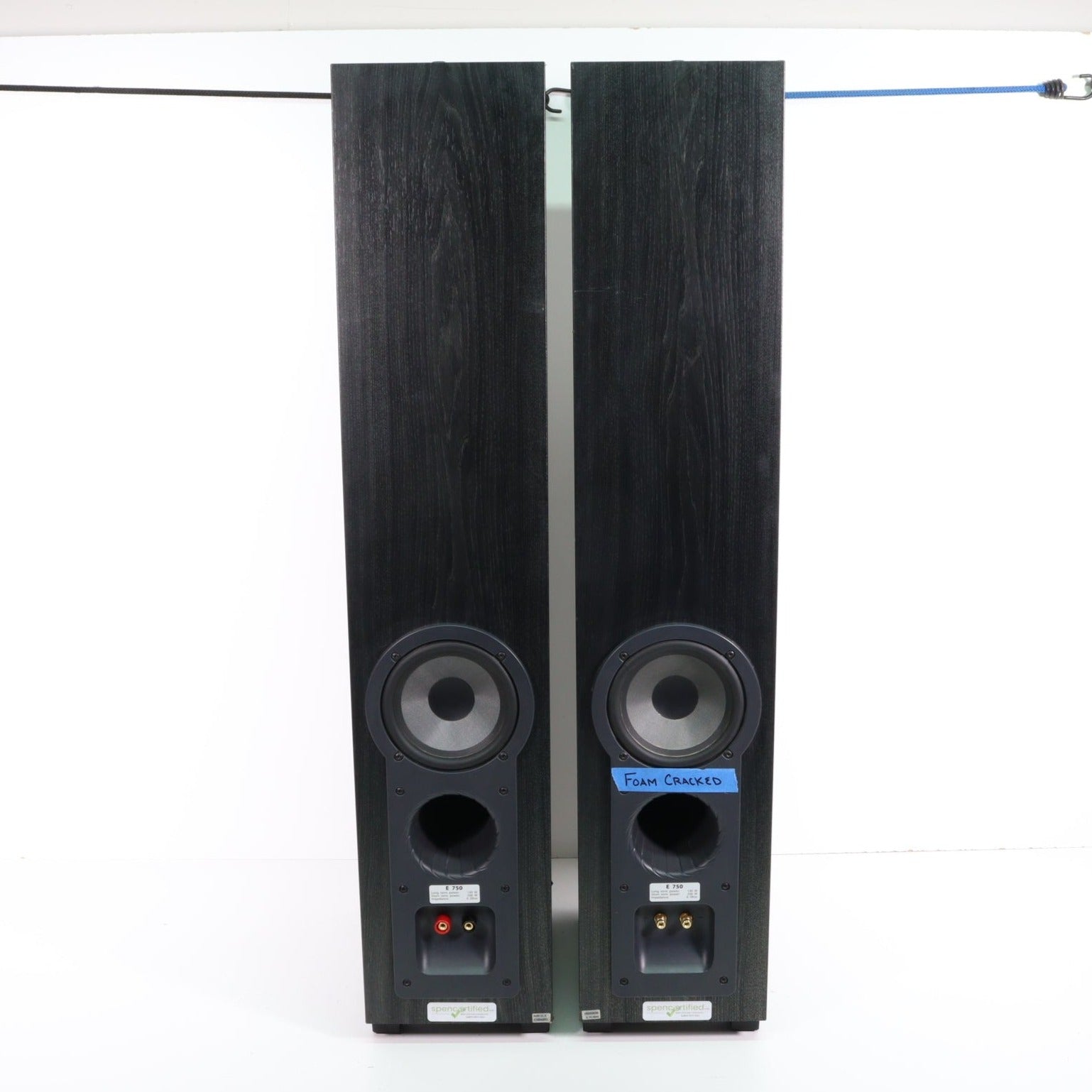 Jamo Four Speaker Floorstanding Tower Set Black (Tower Pair E770 and T