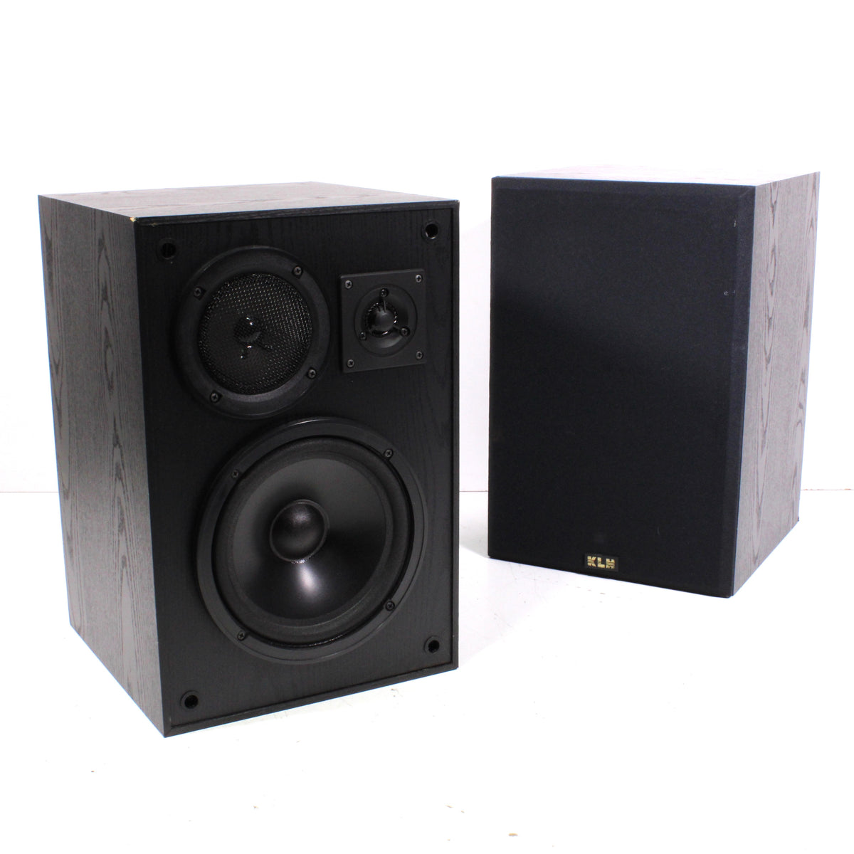 KLH 900B 3-Way Bookshelf Speaker Pair Made in USA — SpenCertified
