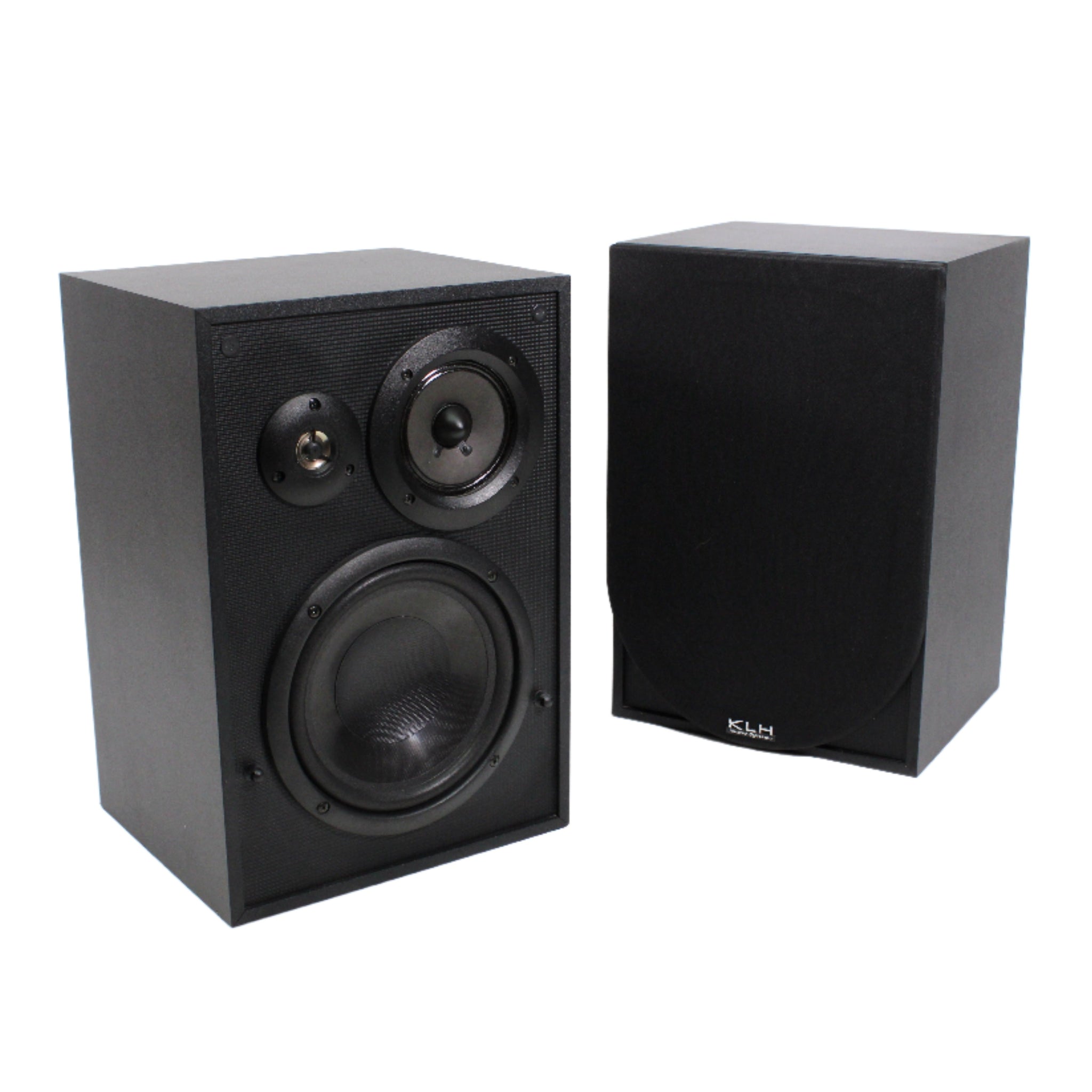 KLH L853B 3-Way 125W Large Bookshelf Speaker Pair