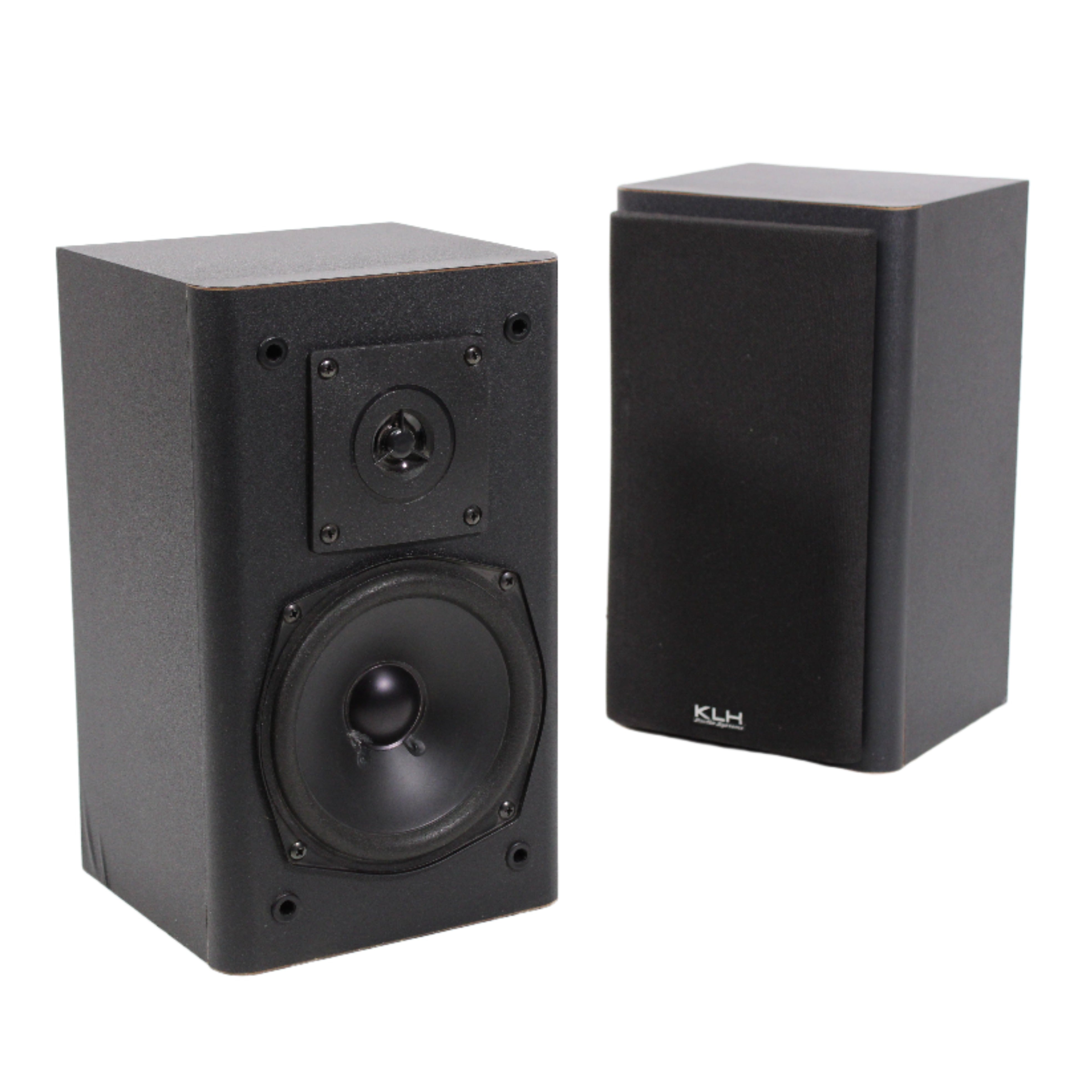 KLH Model 911B Small Bookshelf Speaker Pair Video Shielded