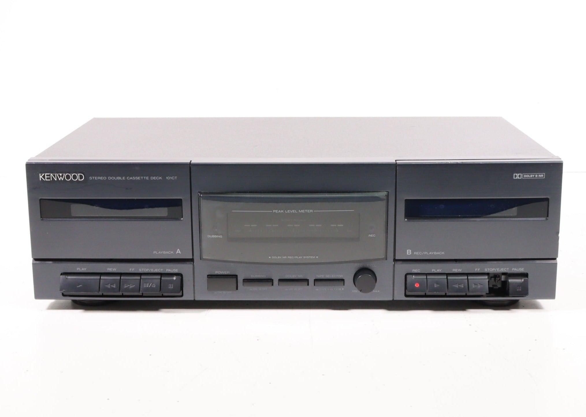 Kenwood 101CT Stereo Double Cassette Deck (MISSING BUTTON) — SpenCertified
